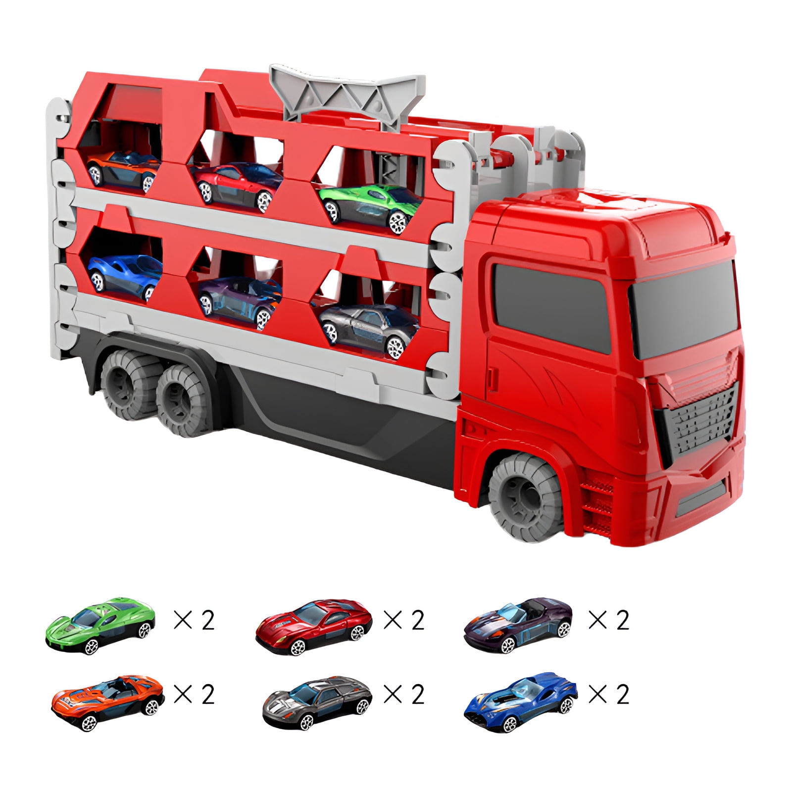 BESTSKY Race Tracks for Kids Ages 4-8,Interactive Vehicle Racing Tracks ...