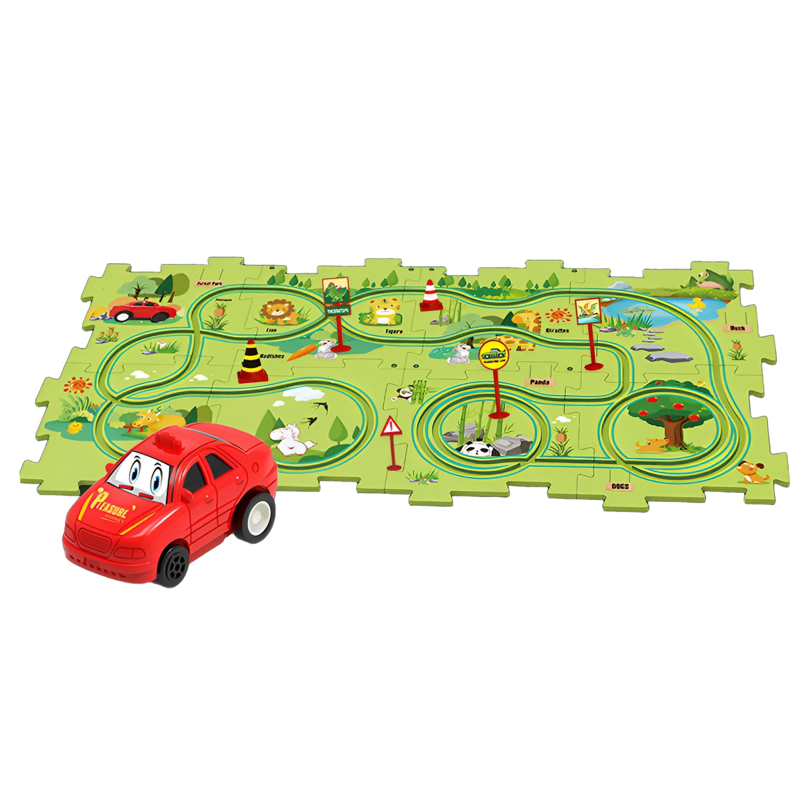 BESTSKY Race Tracks for Kids Ages 4-8,Motorized Toy Car Racing Tracks ...