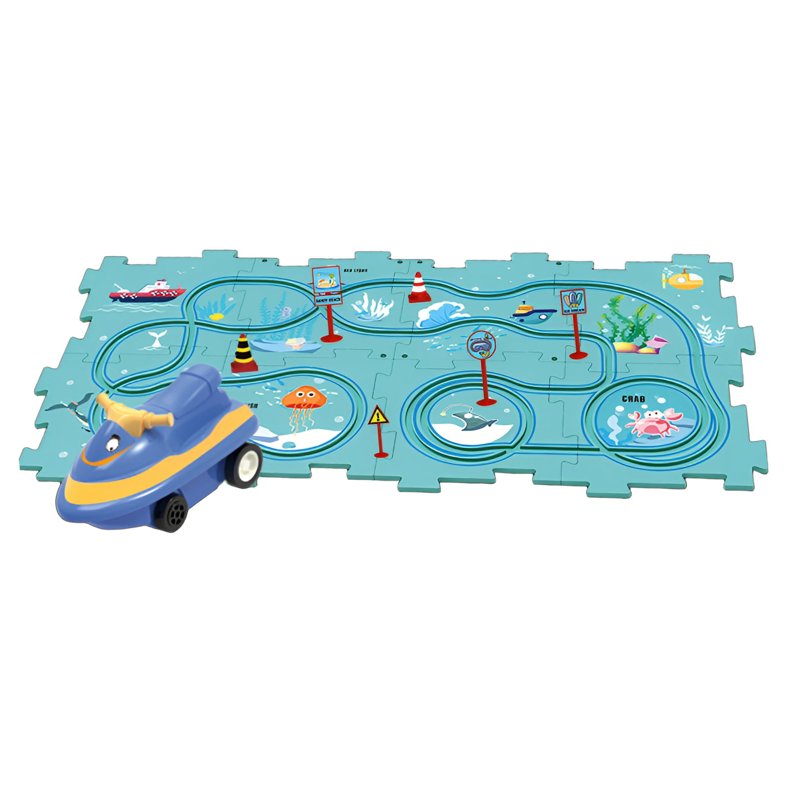 BESTSKY Race Tracks for Kids Ages 4-8,Motorized Vehicle Drive Racing ...