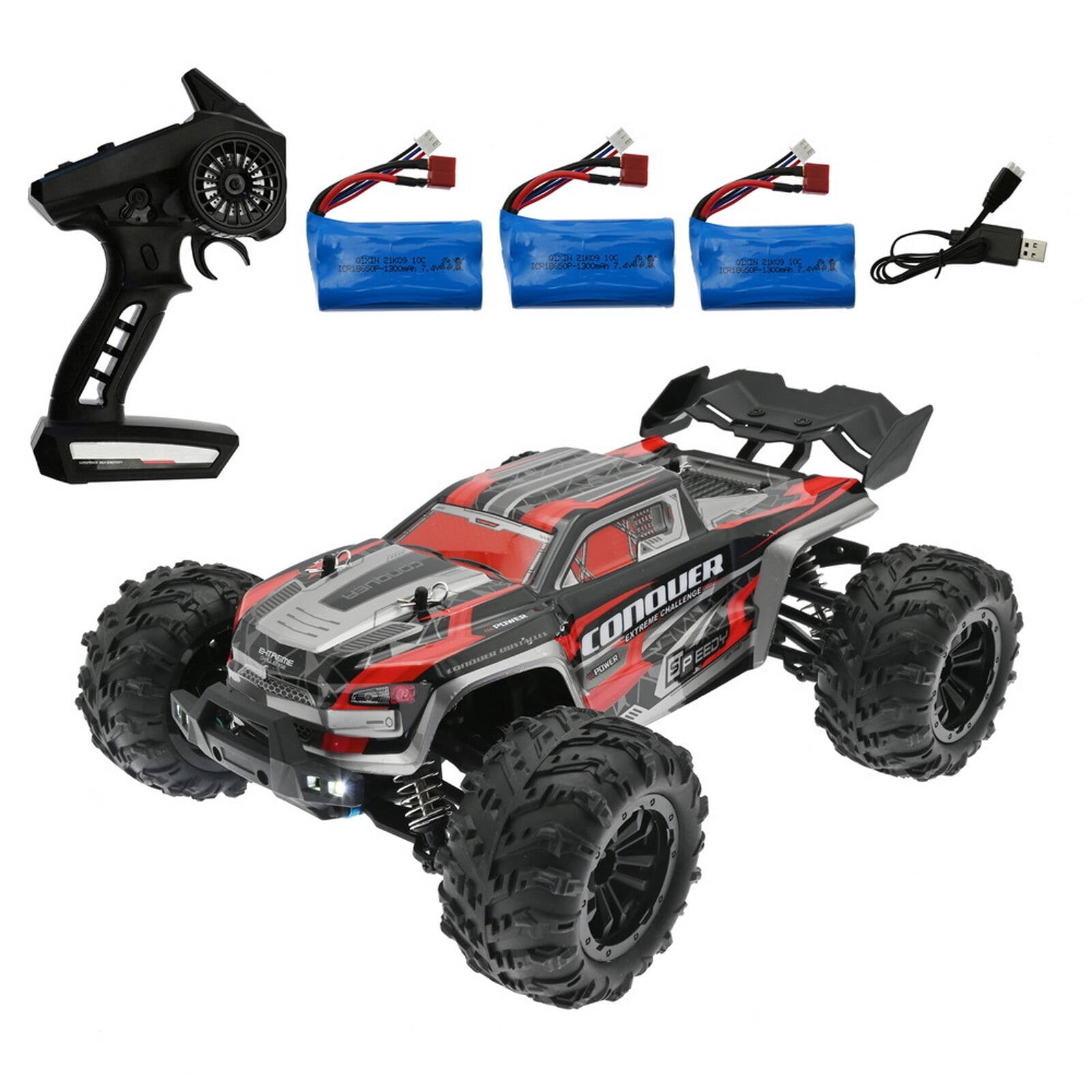 BESTSKY Rc Car Waterproof Rc Truck 4Wd Performance Rc Drift Car Red ...