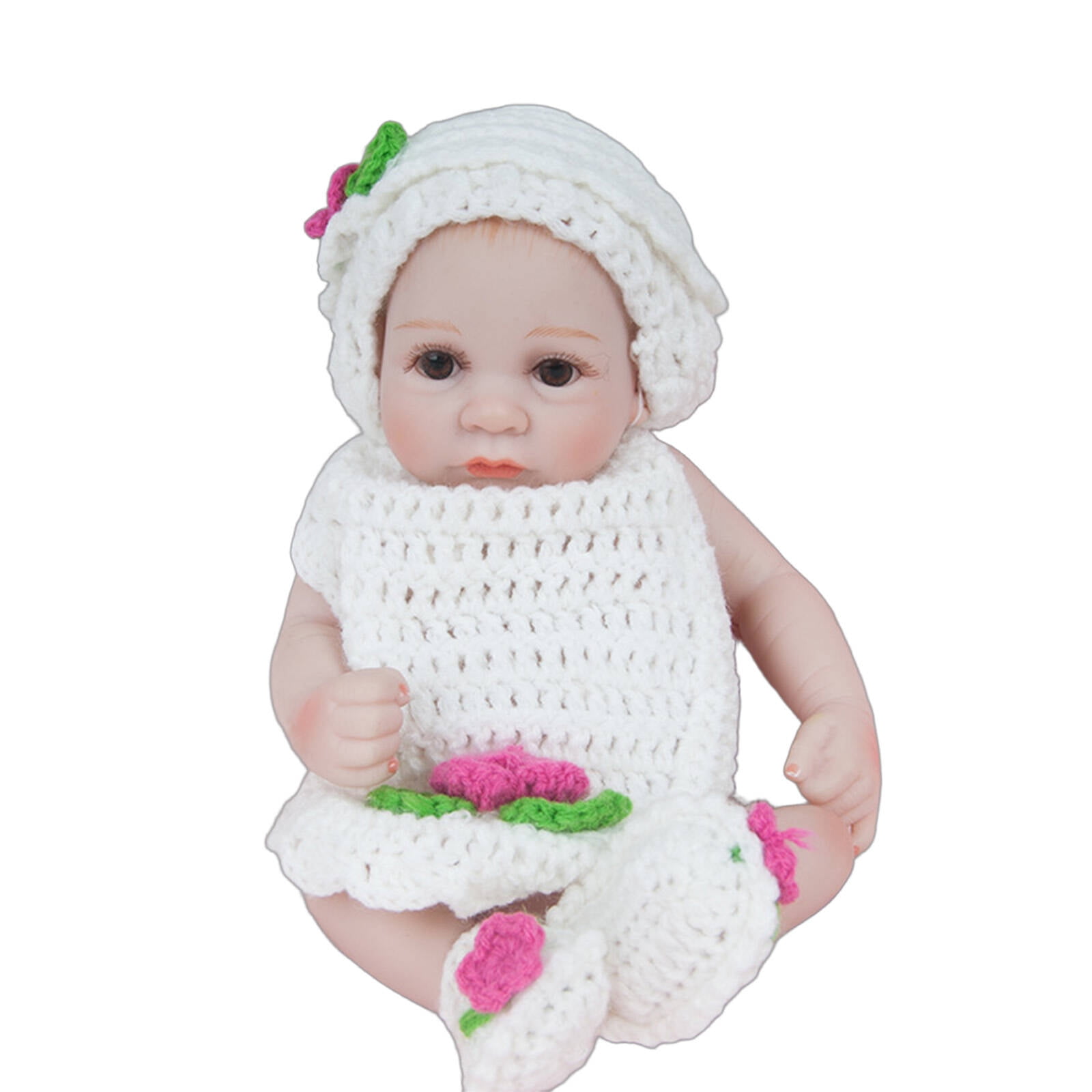 BESTSKY Real Baby Dolls Simulation Dressing Experience Silicone Baby ...