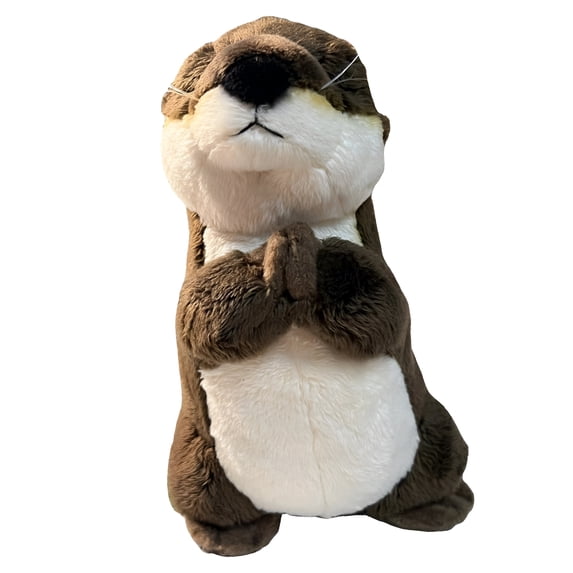 BESTSKY Realistic Otter Stuffed Animal Bedroom Decoration Accompany ...