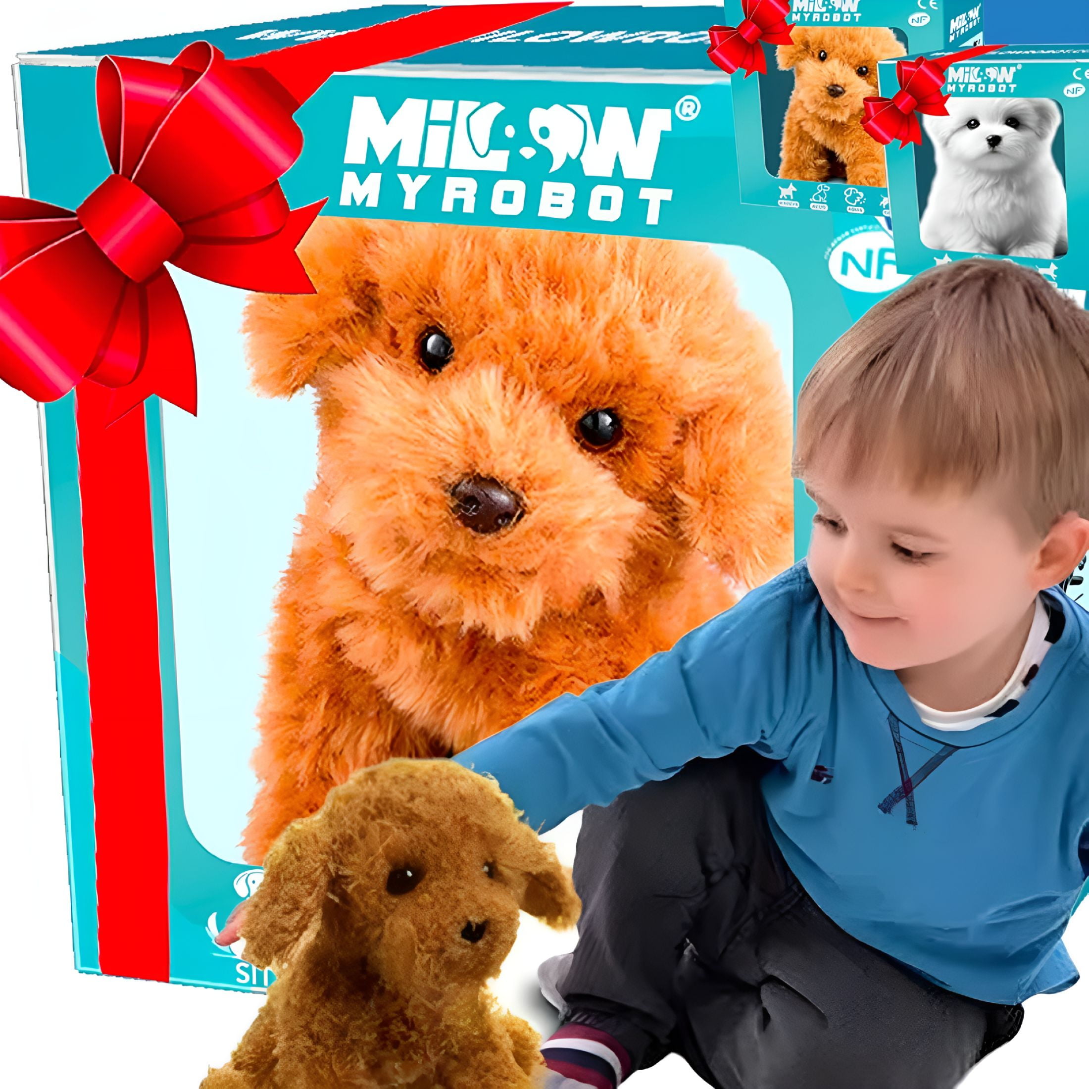 BESTSKY Realistic Robot Puppy,Robot Puppy That Acts Like a Real Puppy ...