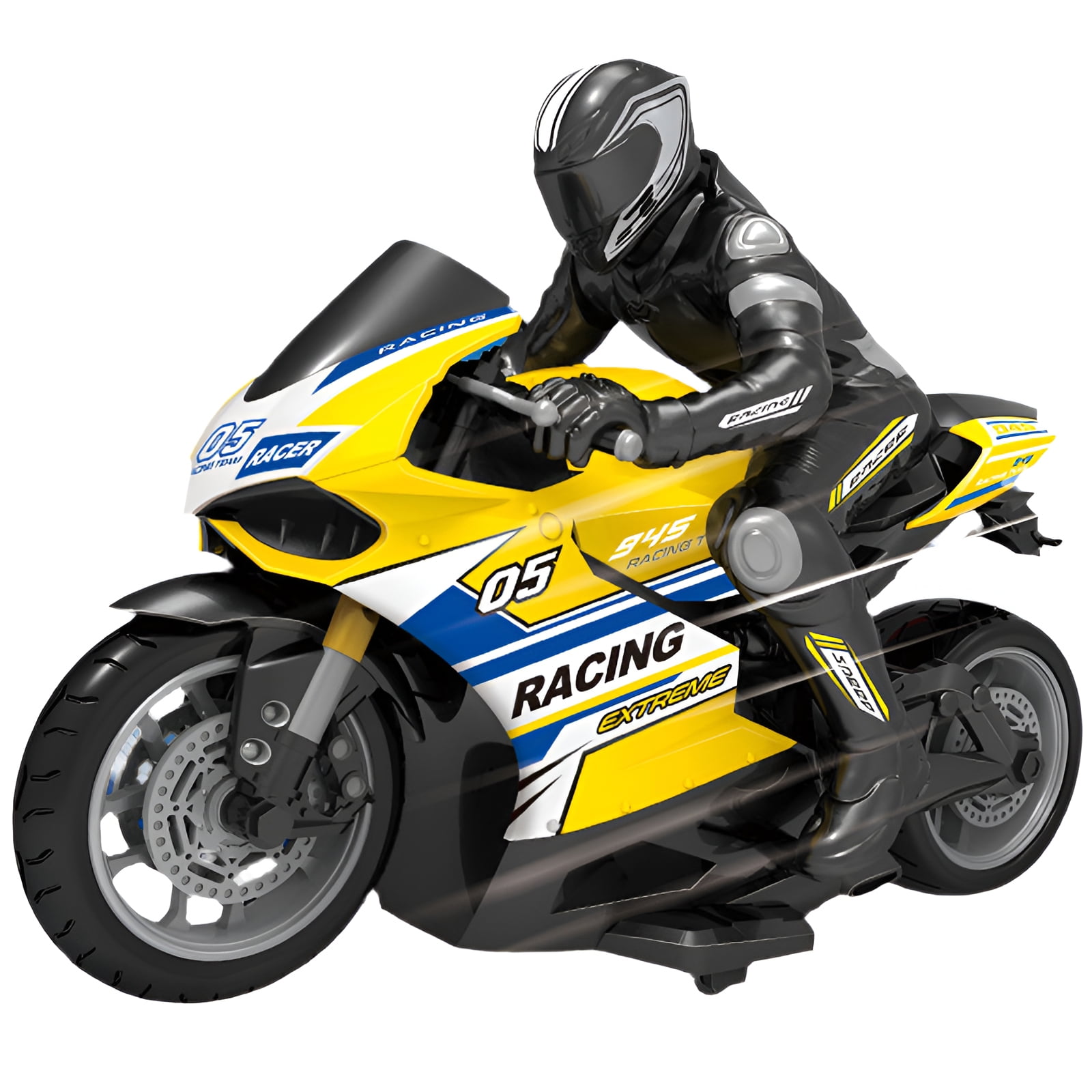 BESTSKY Remote Control Stunt Motorcycle,4-Way Control Racing Motorcycle ...