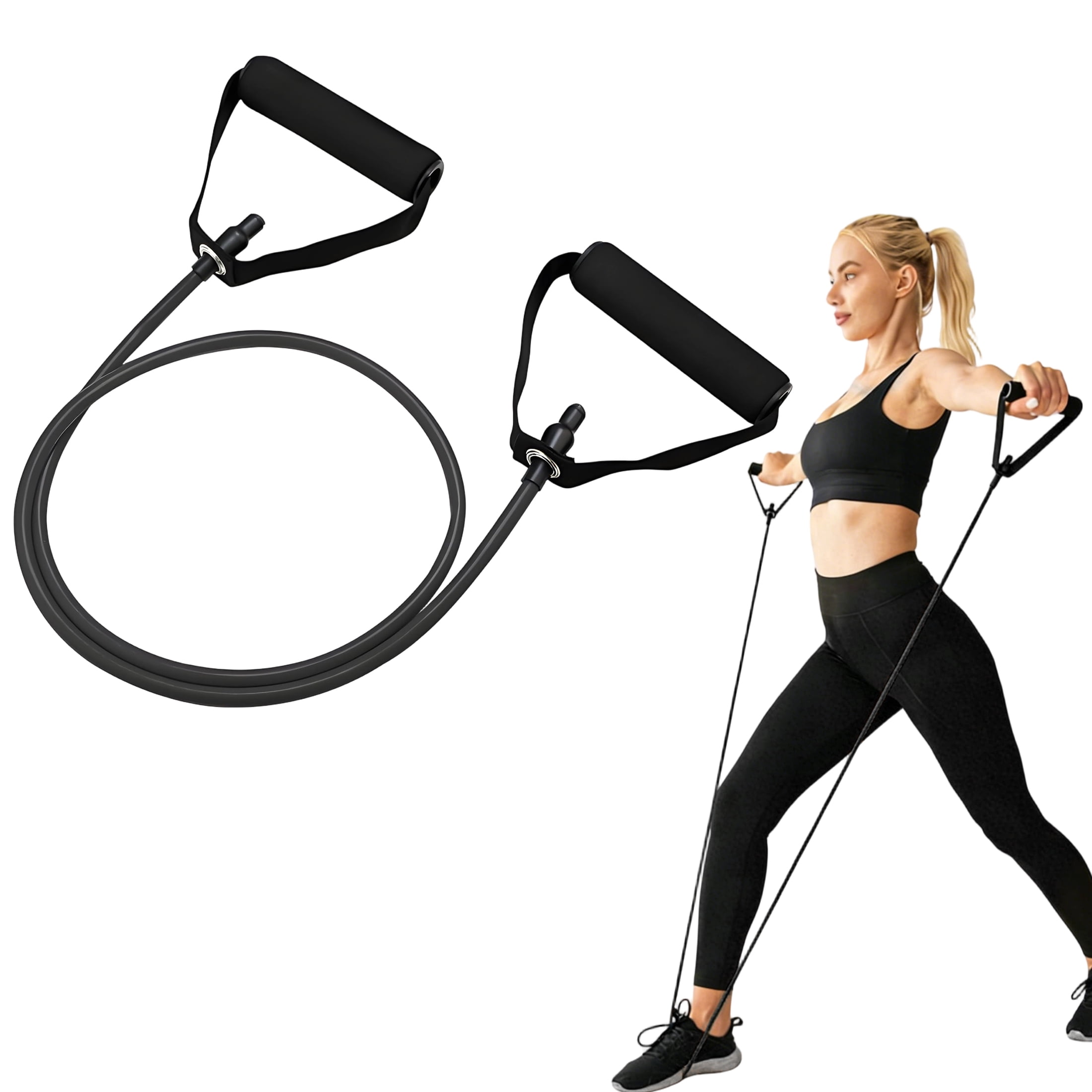 BESTSKY Resistance Bands with Handles,Indoor and Outdoor Resistance ...