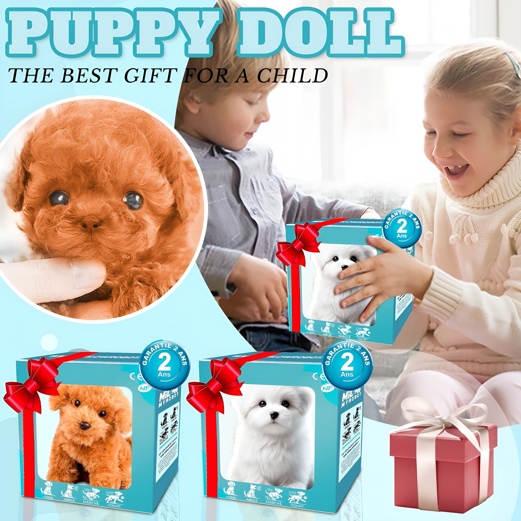 BESTSKY Robot Puppy - My Realistic Robot Puppy, Robot Puppy That Acts ...