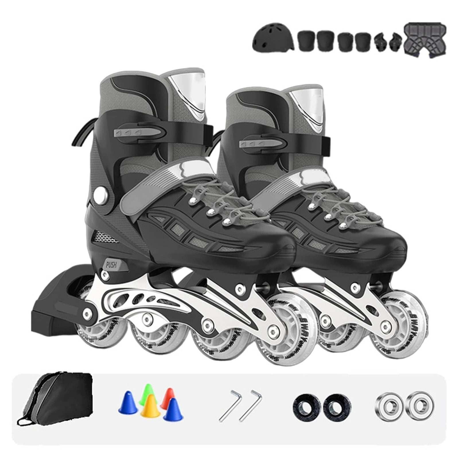 BESTSKY Roller Skates,Advanced Bearing Setup Quiet Rolling Roller ...