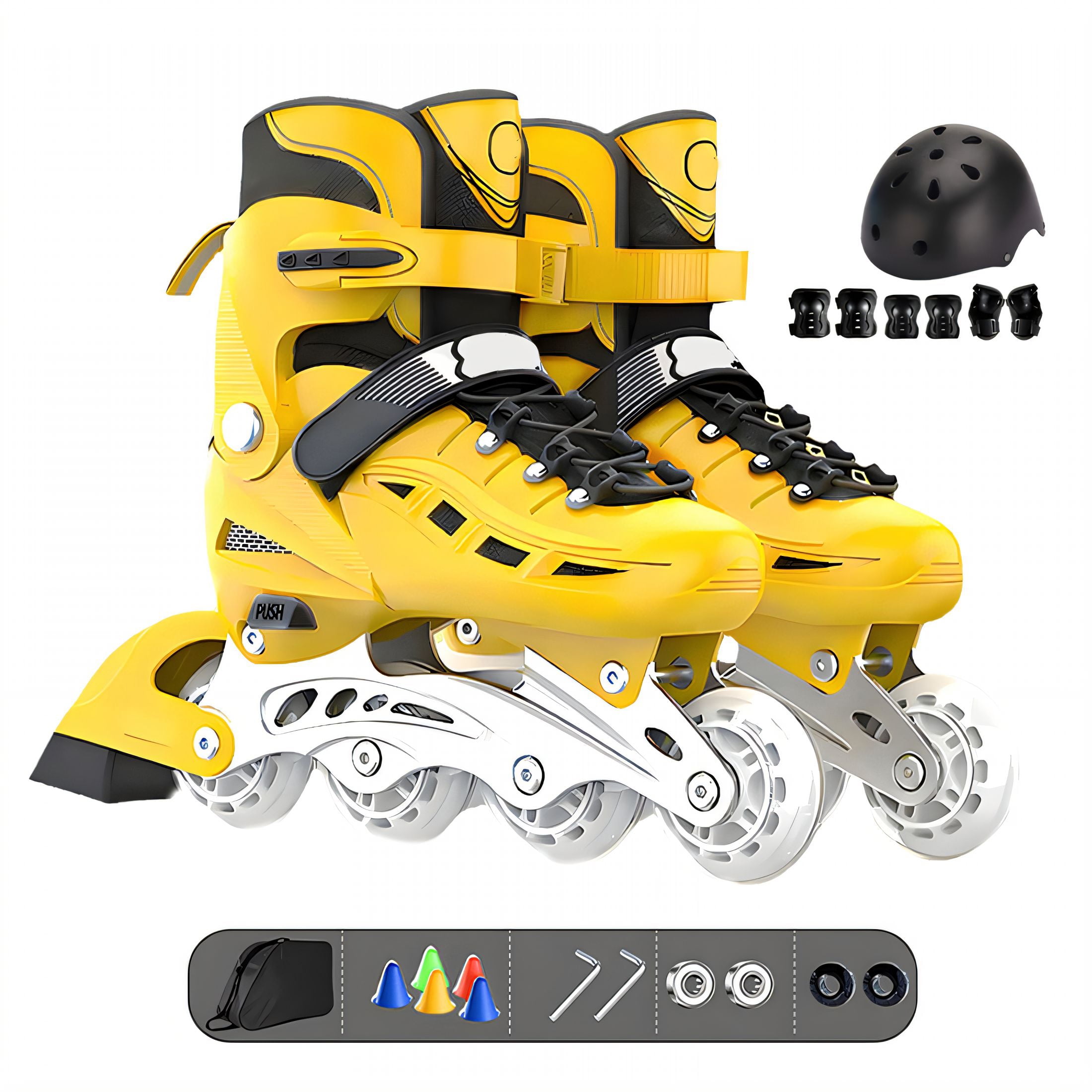 BESTSKY Roller Skates,Advanced Bearing Setup Quiet Rolling Roller ...