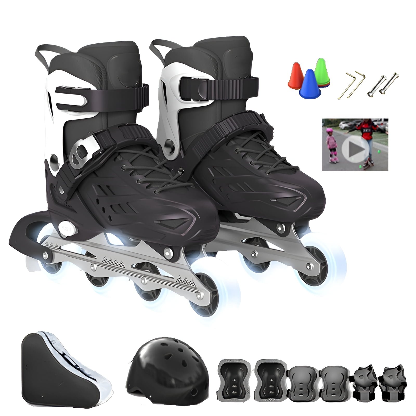 BESTSKY Roller Skates,Anti-Deformation Framework Superior Anchoring ...