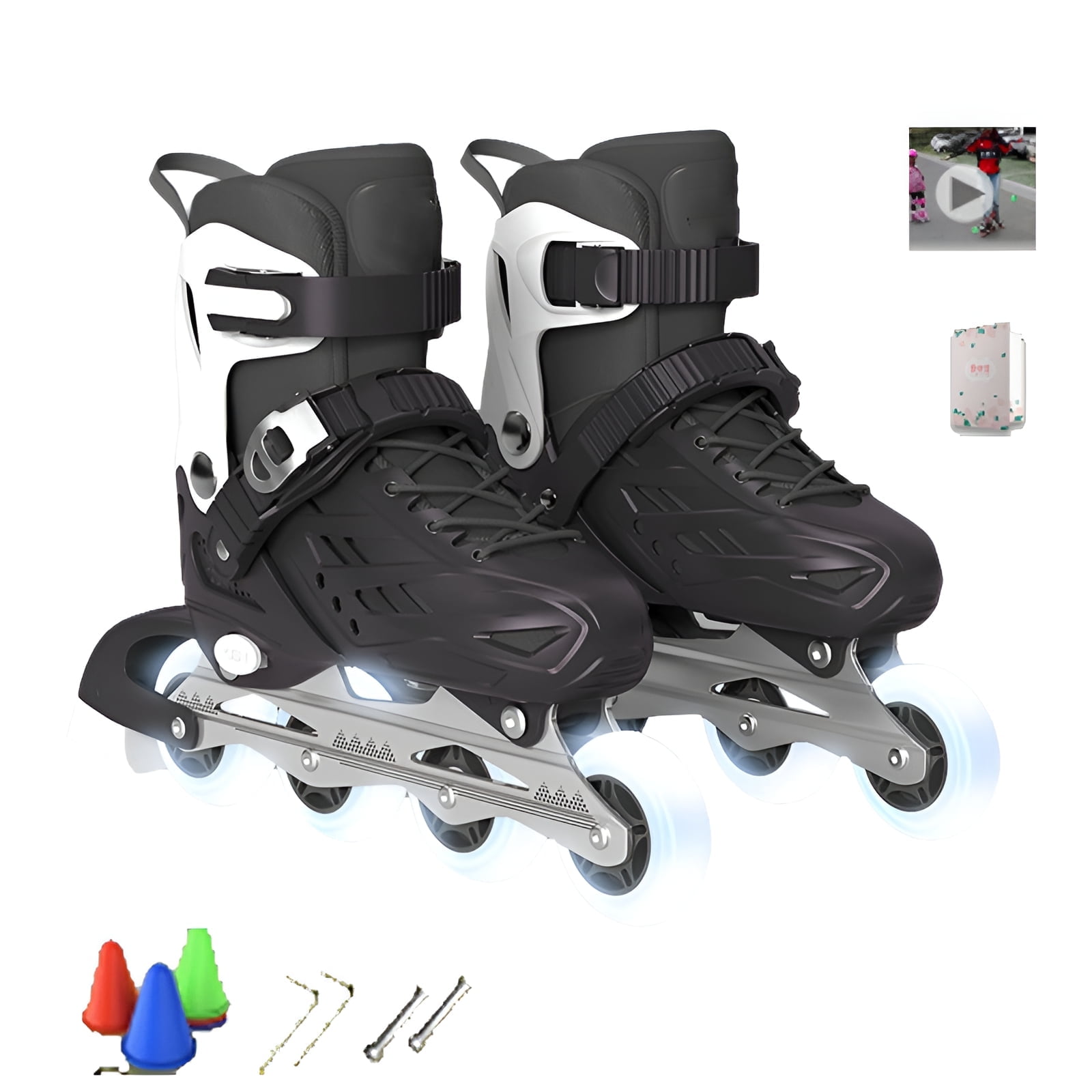 BESTSKY Roller Skates,Compact Support Structure Zero-Wobble Performance ...