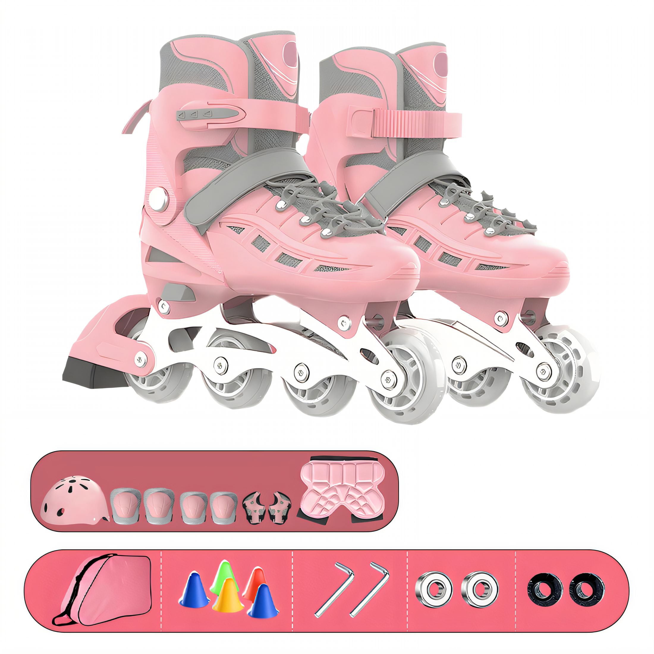 BESTSKY Roller Skates,Heavy-Duty Frame Consistent Stability Patines ...
