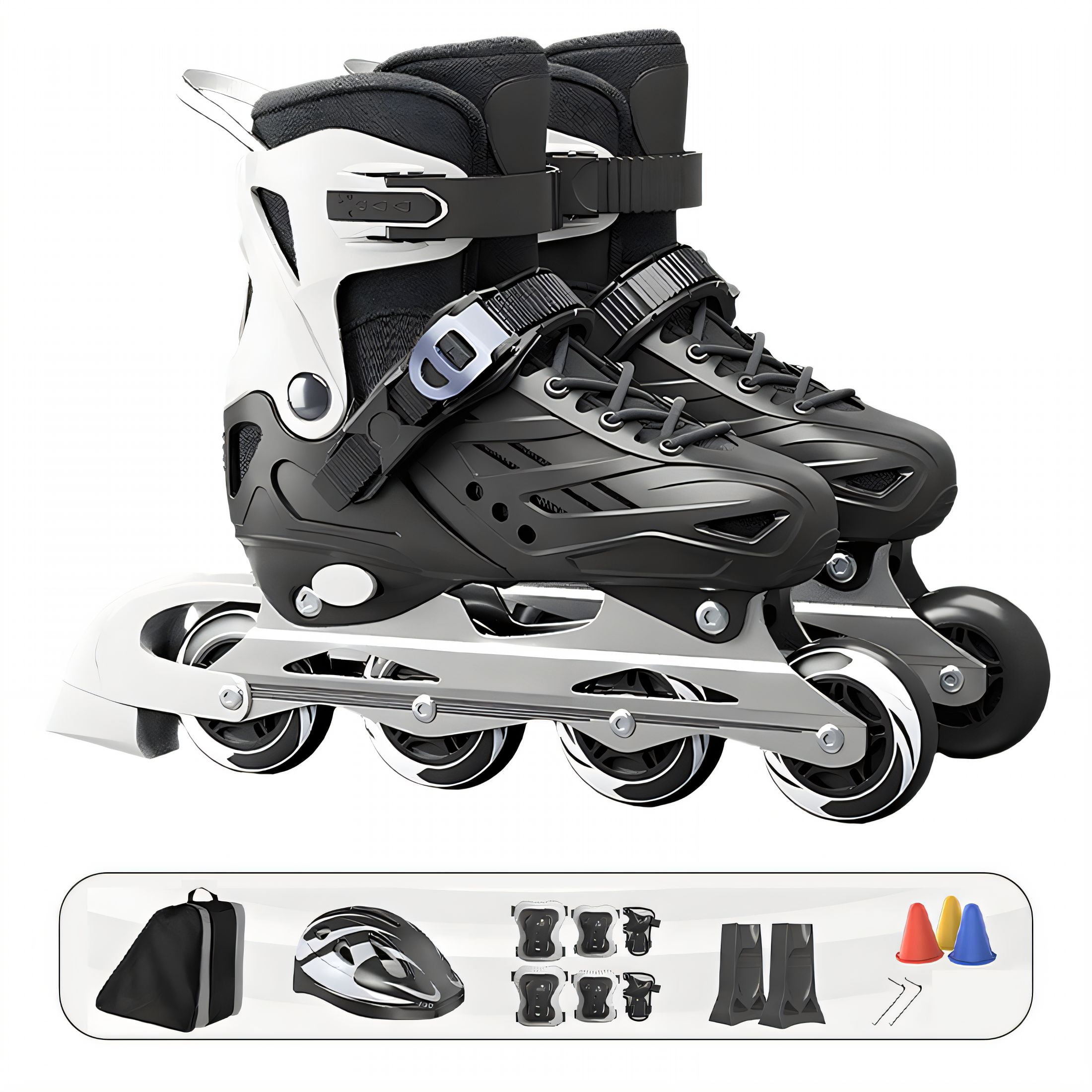 BESTSKY Roller Skates,Heavy-Duty Frame Structure Reliable Hold Patines ...