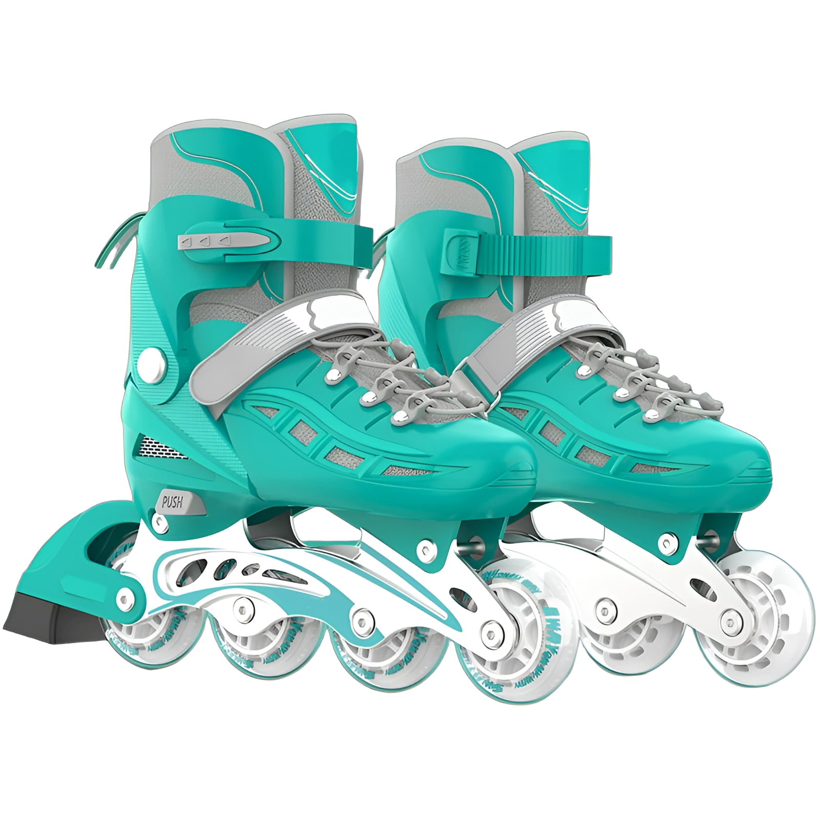 BESTSKY Roller Skates,High-Resilience Polyurethane Wheel Design Roller ...