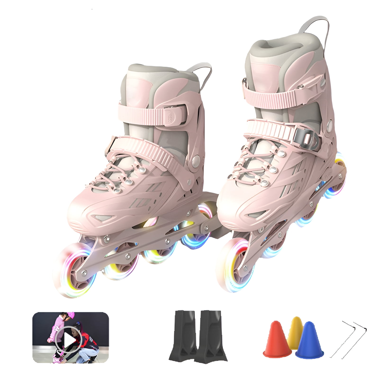 BESTSKY Roller Skates,Impact-Resistant Layout Enhanced Steadiness ...