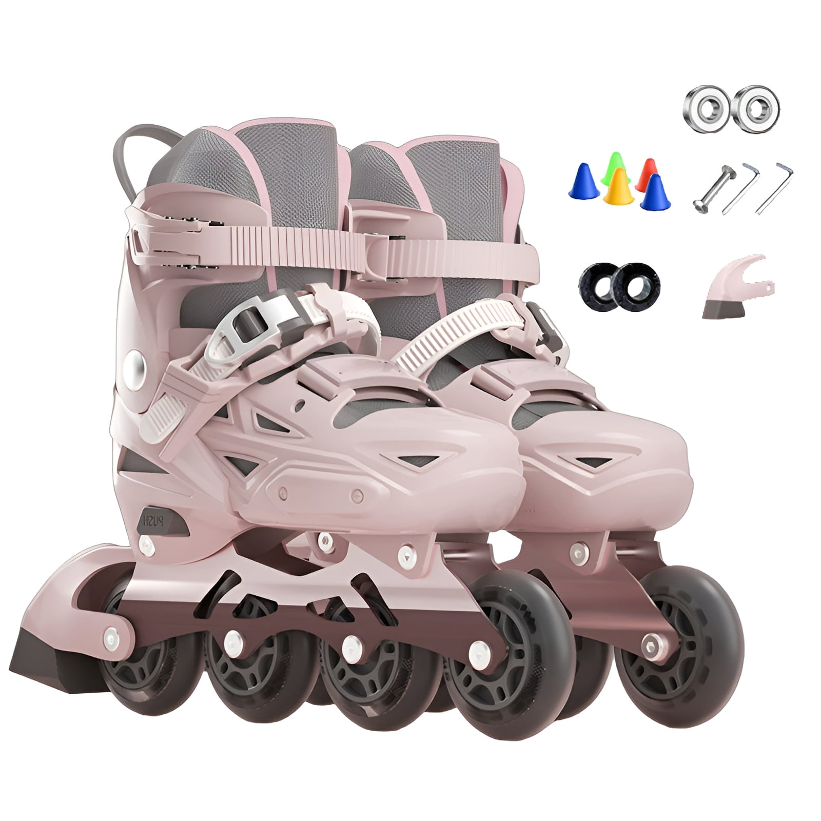 BESTSKY Roller Skates,Lean Framework Extended Mobility Patines Para ...