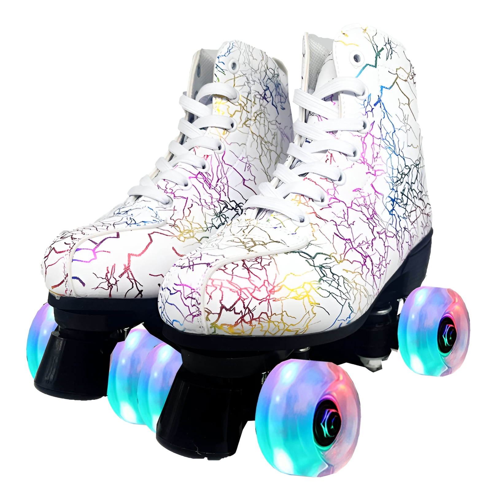 BESTSKY Roller Skates,Patterned Outsole Secure Footing Roller Blades ...
