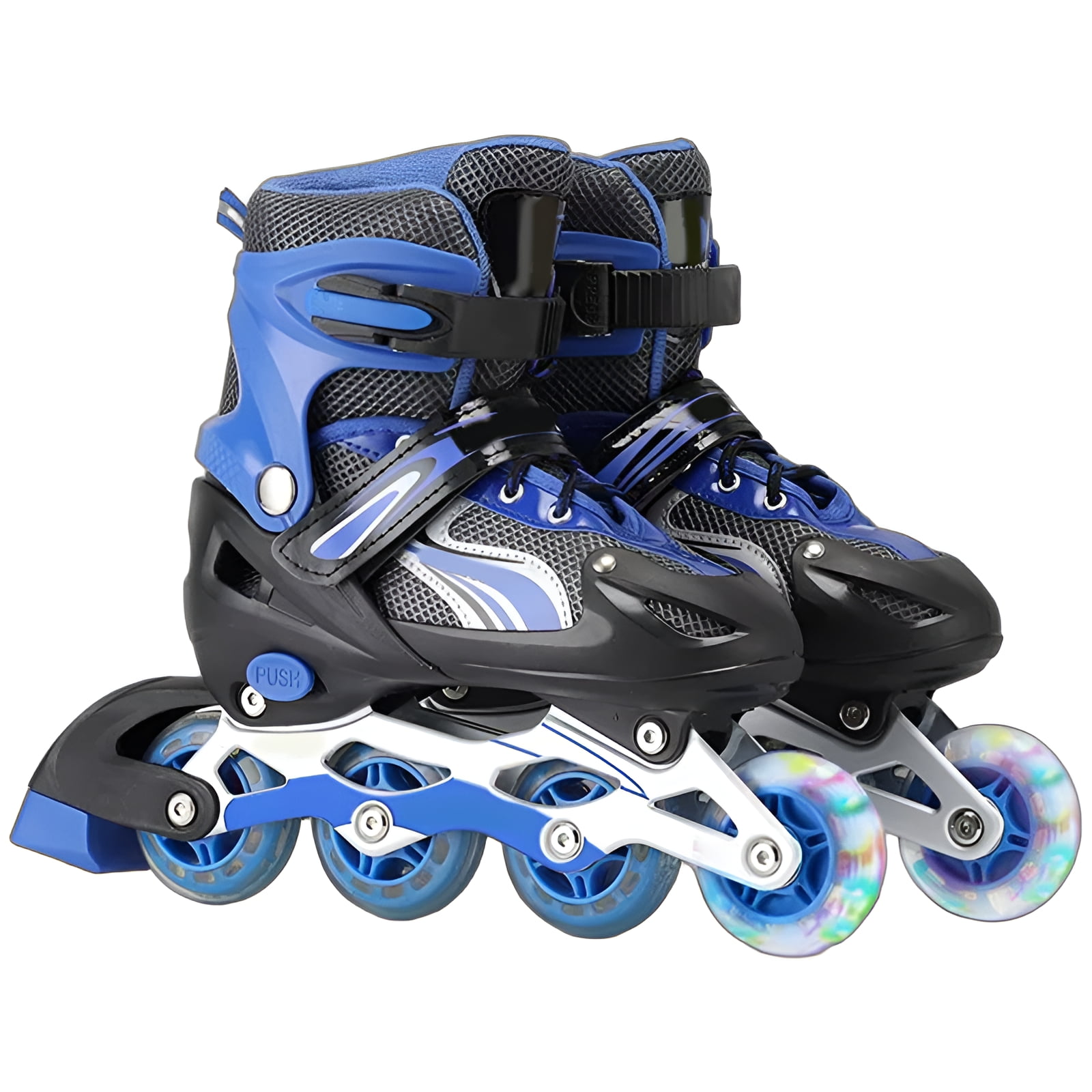 BESTSKY Roller Skates,Refined Vegan Leather Material Roller Blades ...