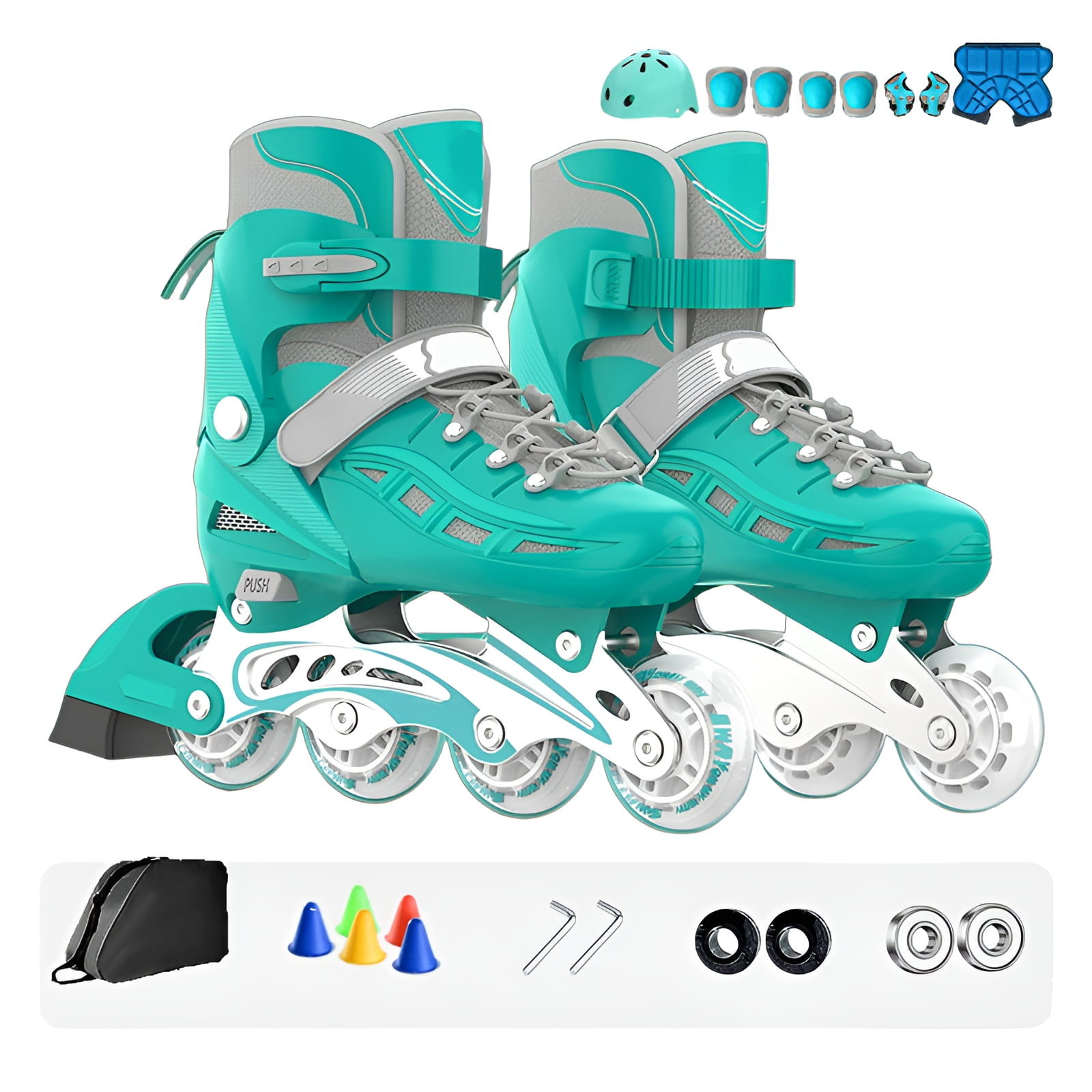 BESTSKY Roller Skates,Reinforced Structure Superior Stability Patines ...