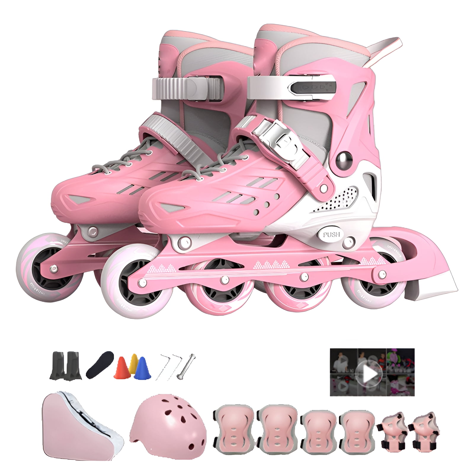 BESTSKY Roller Skates,Shock-Control Mechanism Stress Mitigation Patines ...