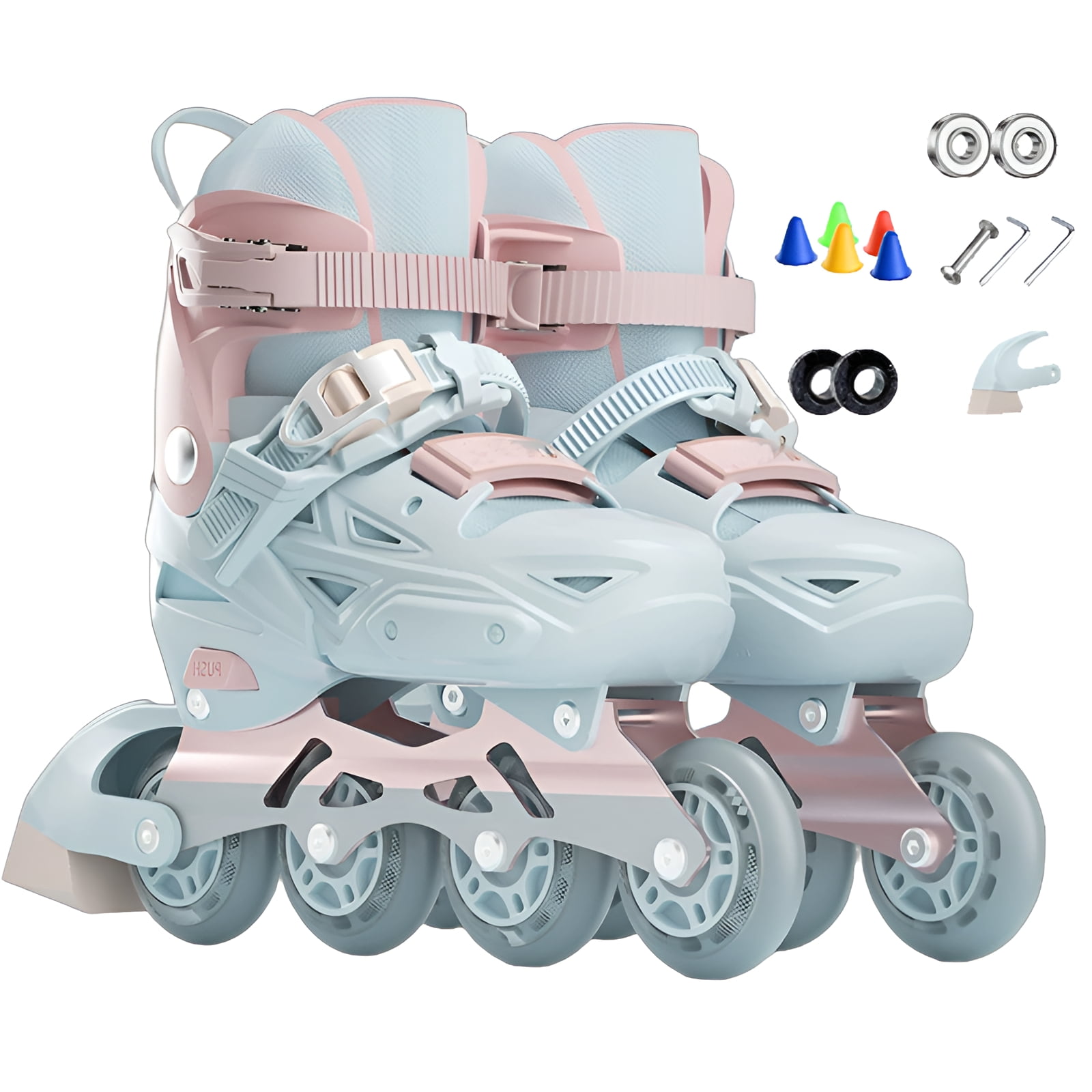 BESTSKY Roller Skates,Smooth-Rotation Bearing Unit Patines Para Ninas ...