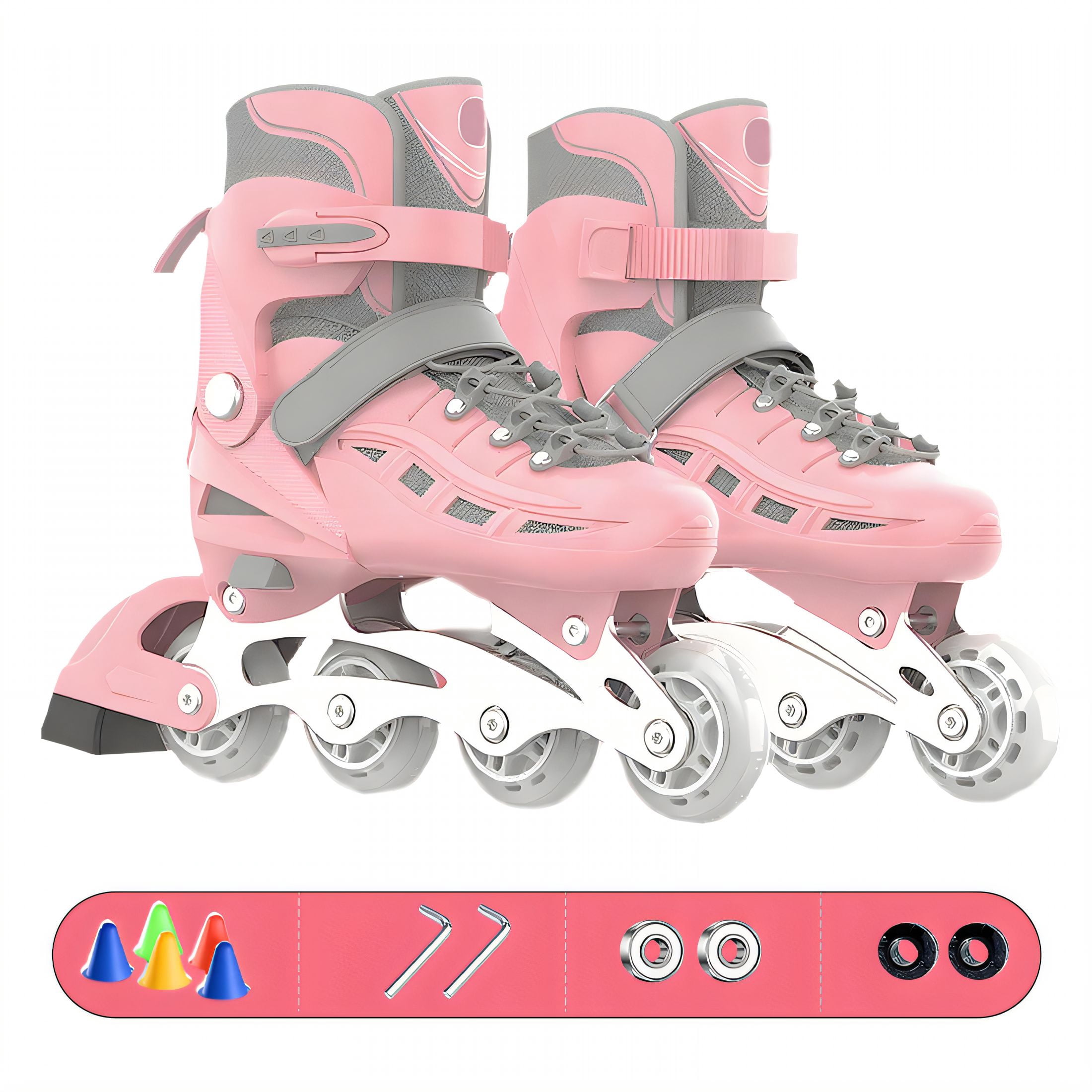 BESTSKY Roller Skates,Sturdy Framework Enhanced Balance Patines Para ...