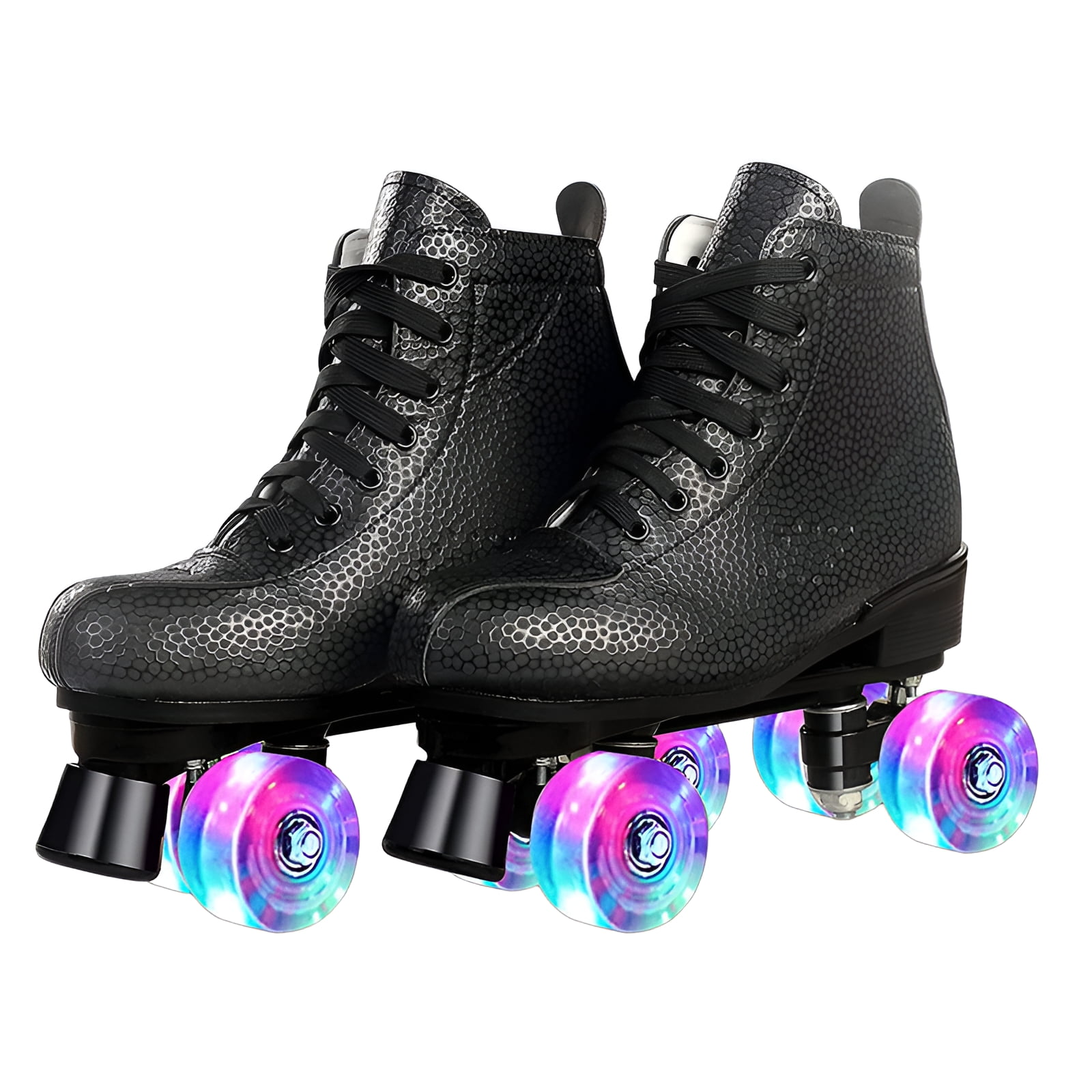 BESTSKY Roller Skates,Thin-Body Layout Expanded Motion Range Roller ...