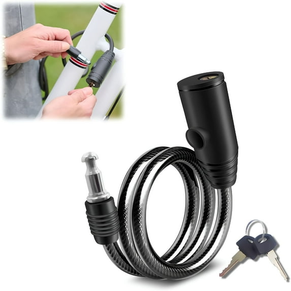 BESTSKY Scooter Lock Cable - Bicycle, Motorcycle, and Scooter Lock with ...