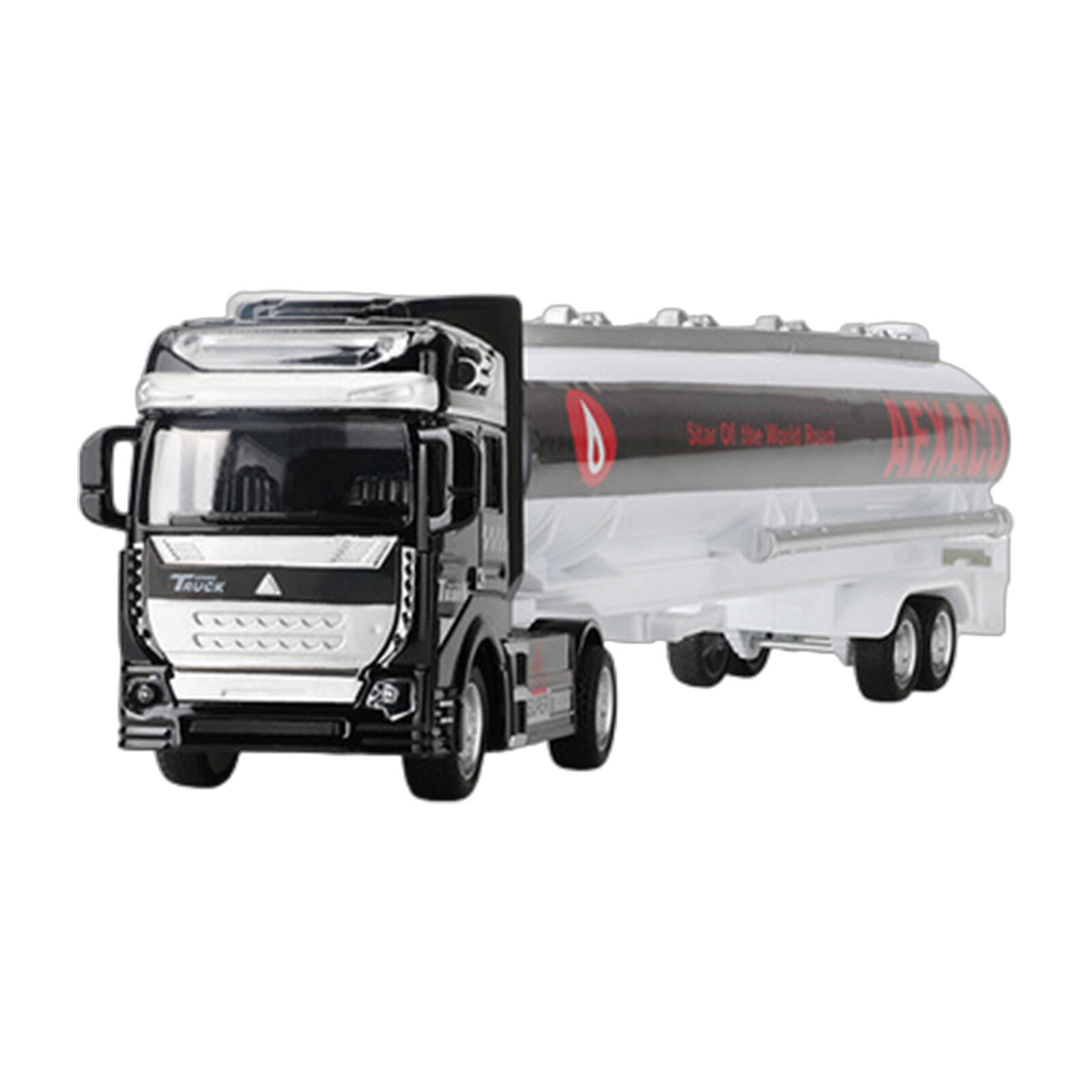 BESTSKY Semi Truck Toys for Boys Pull Back Drive Truck and Trailer Toys ...