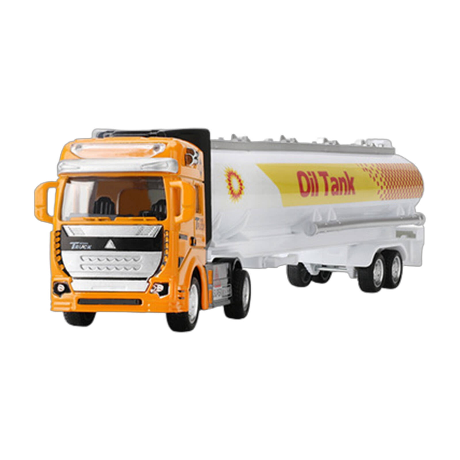 BESTSKY Semi Truck Toys for Boys Pull Back Drive Truck and Trailer Toys ...