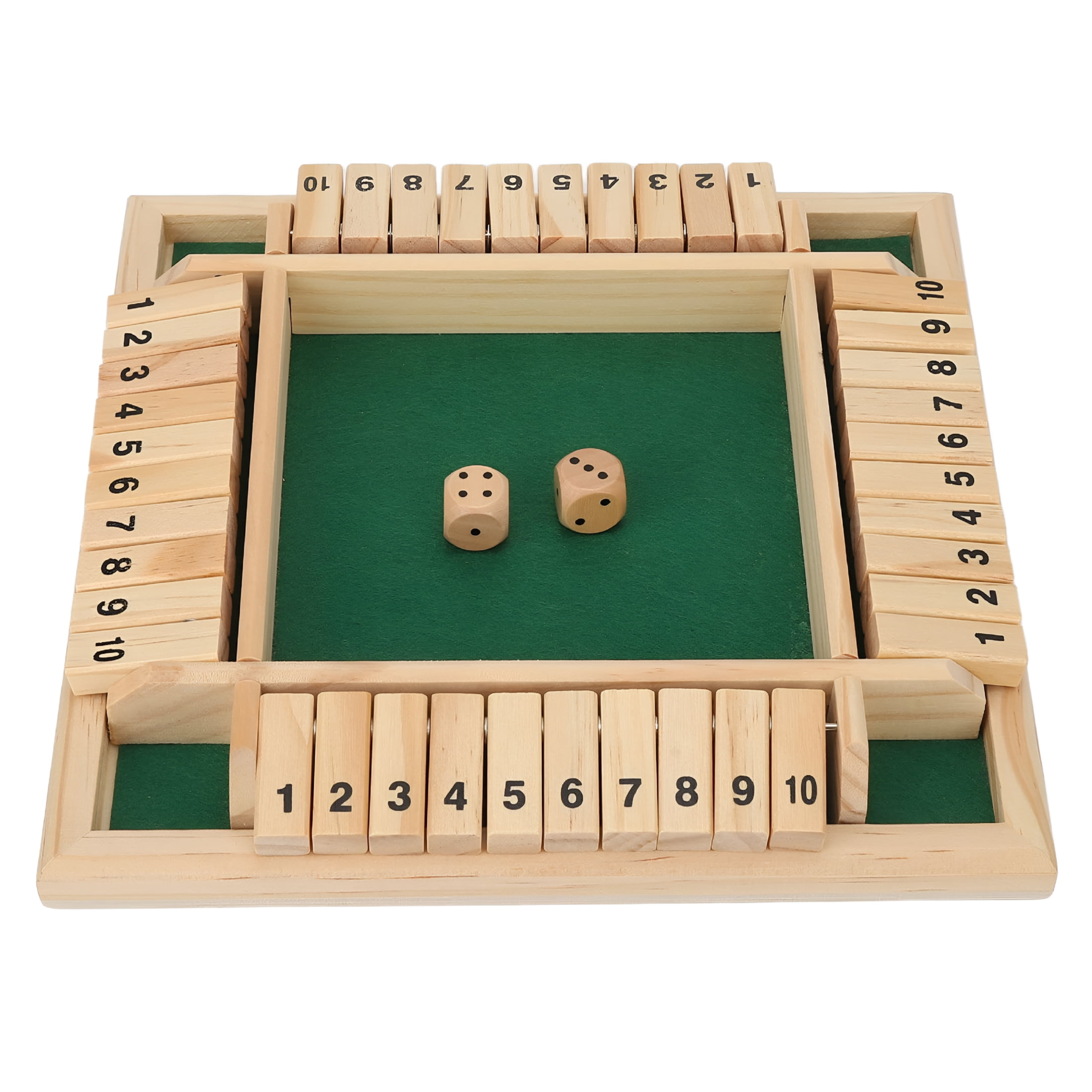 BESTSKY Shut The Box Dice Game for Seniors,Prevent Dementia and ...