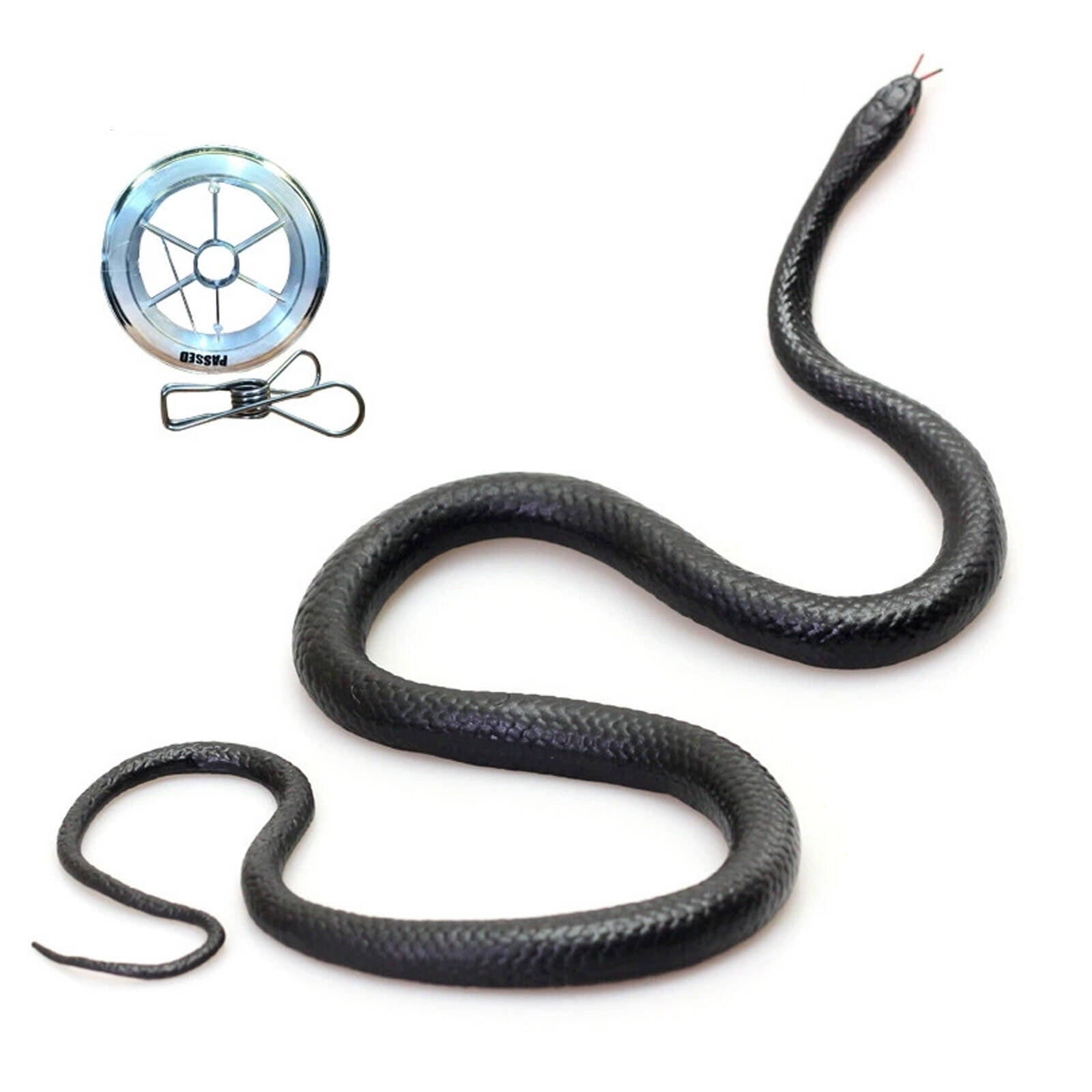 BESTSKY Snake toy Rubber Snake Prop Prank toys S-Shaped Bend Prank ...