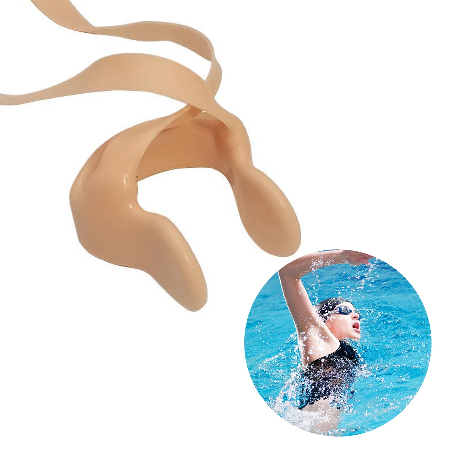 BESTSKY Soft Nose Plugs for Swimming, Anti-Slip Swimming Nose Clip with ...