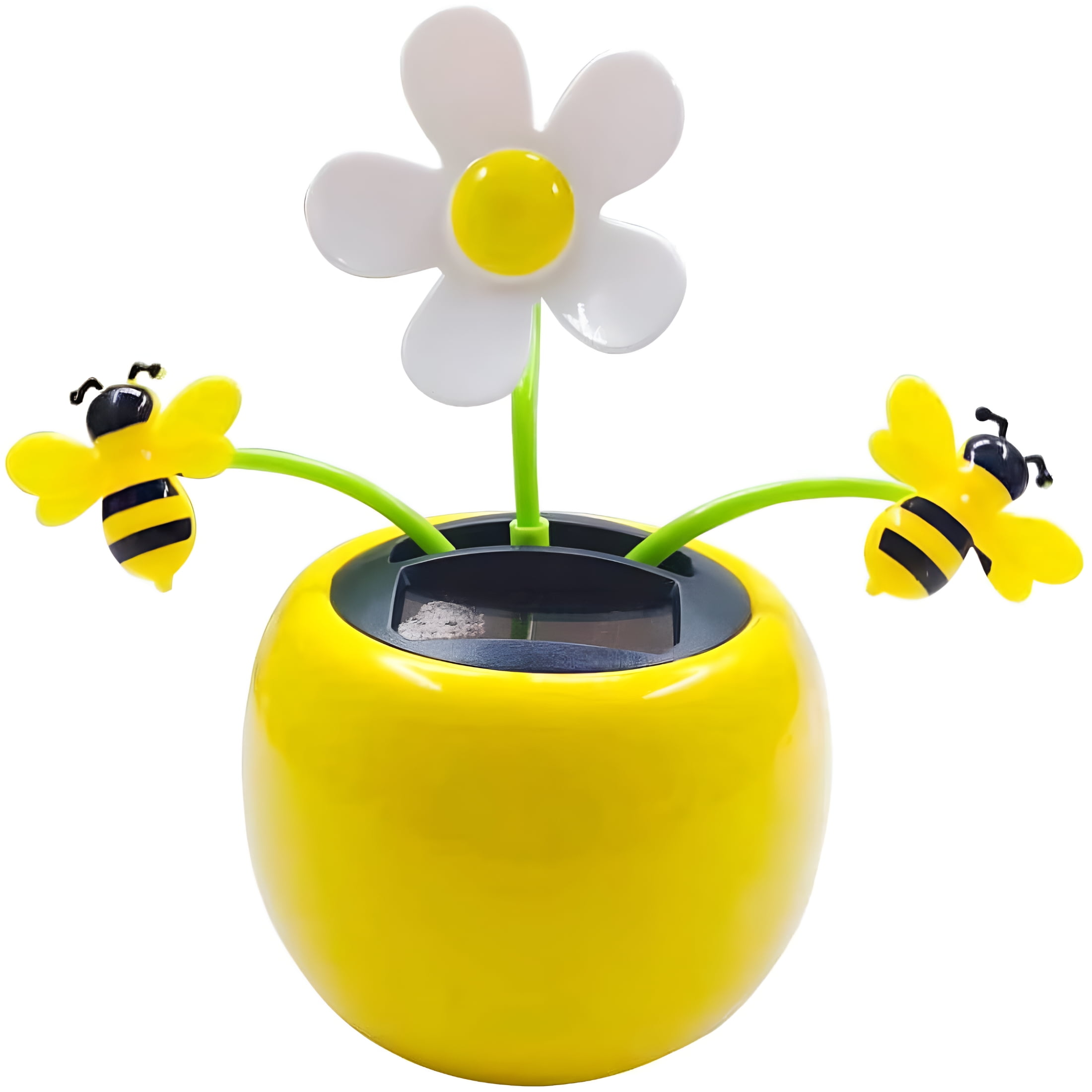 BESTSKY Solar Energy Dancing Toy Solar Energy Swing Bee Flower Pot Car ...
