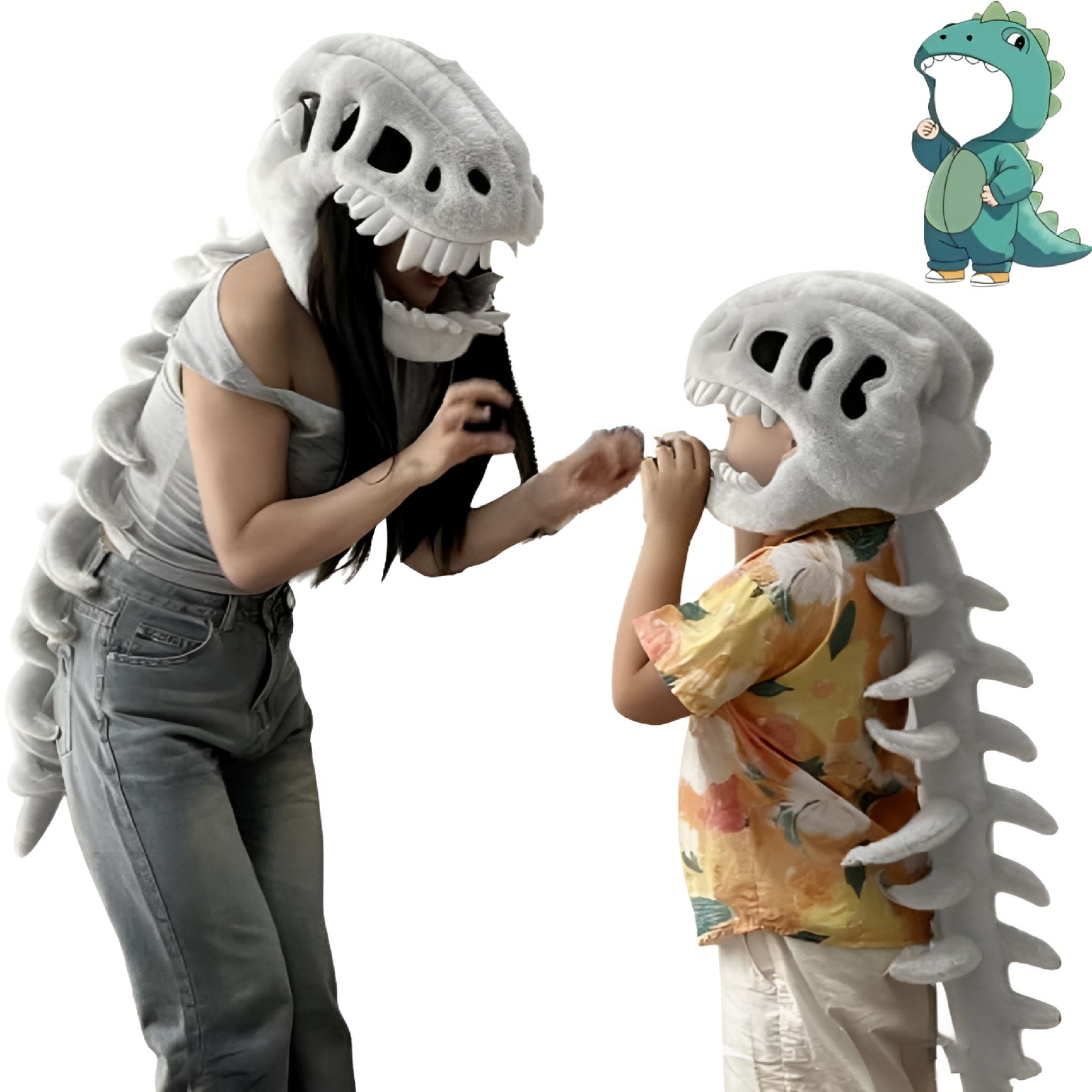 BESTSKY Spinosaurus Plush Dino Outfit, Realistic Dinosaur Costume ...