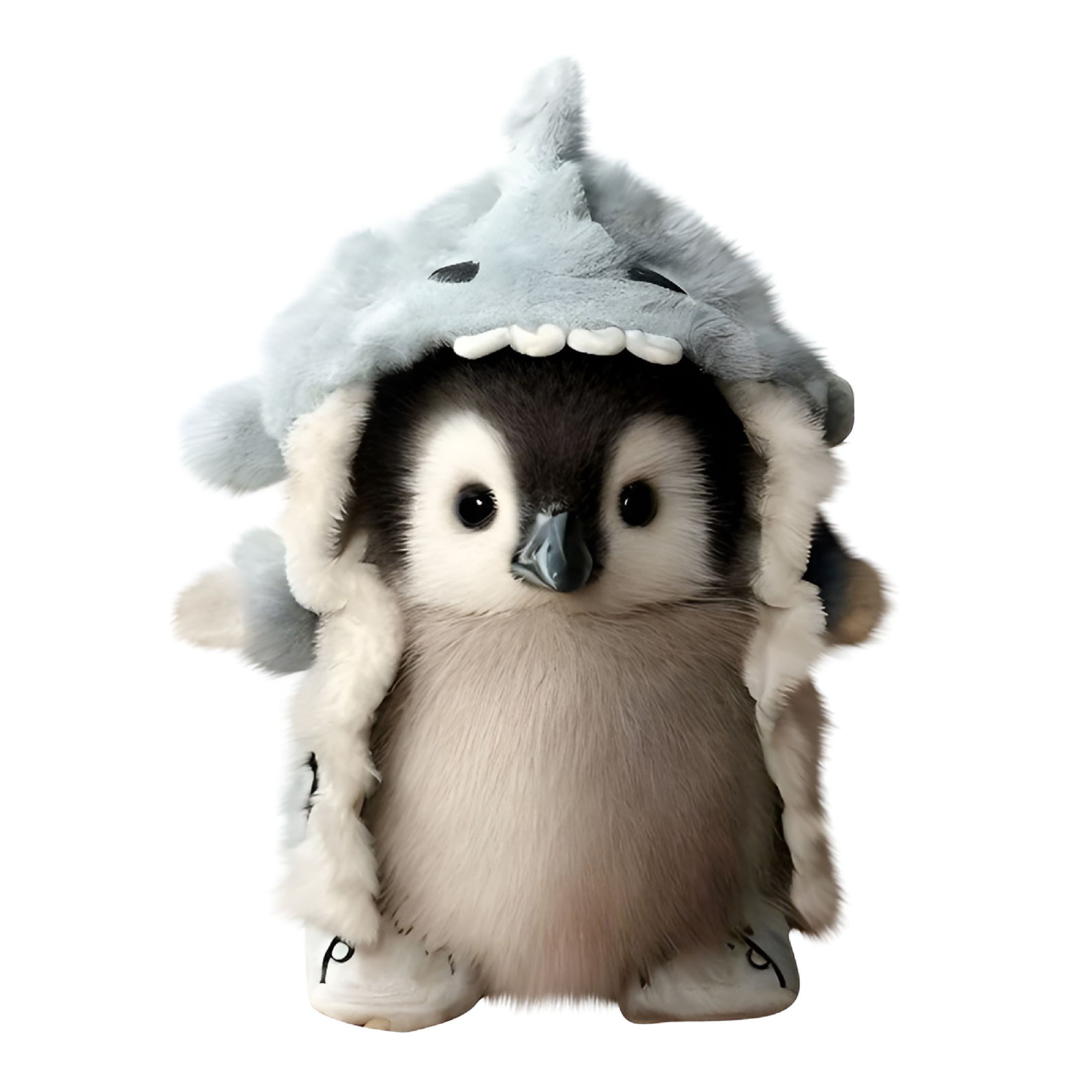 BESTSKY Super Realistic Plush Robot Penguin,Interactive Emotional ...