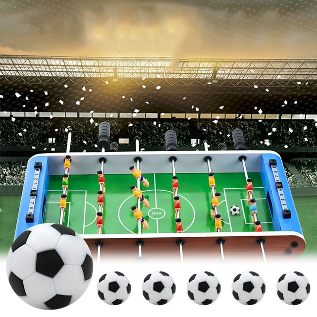 BESTSKY Table Football 6 Pieces 32mm Mini Soccer Balls Replacement For ...