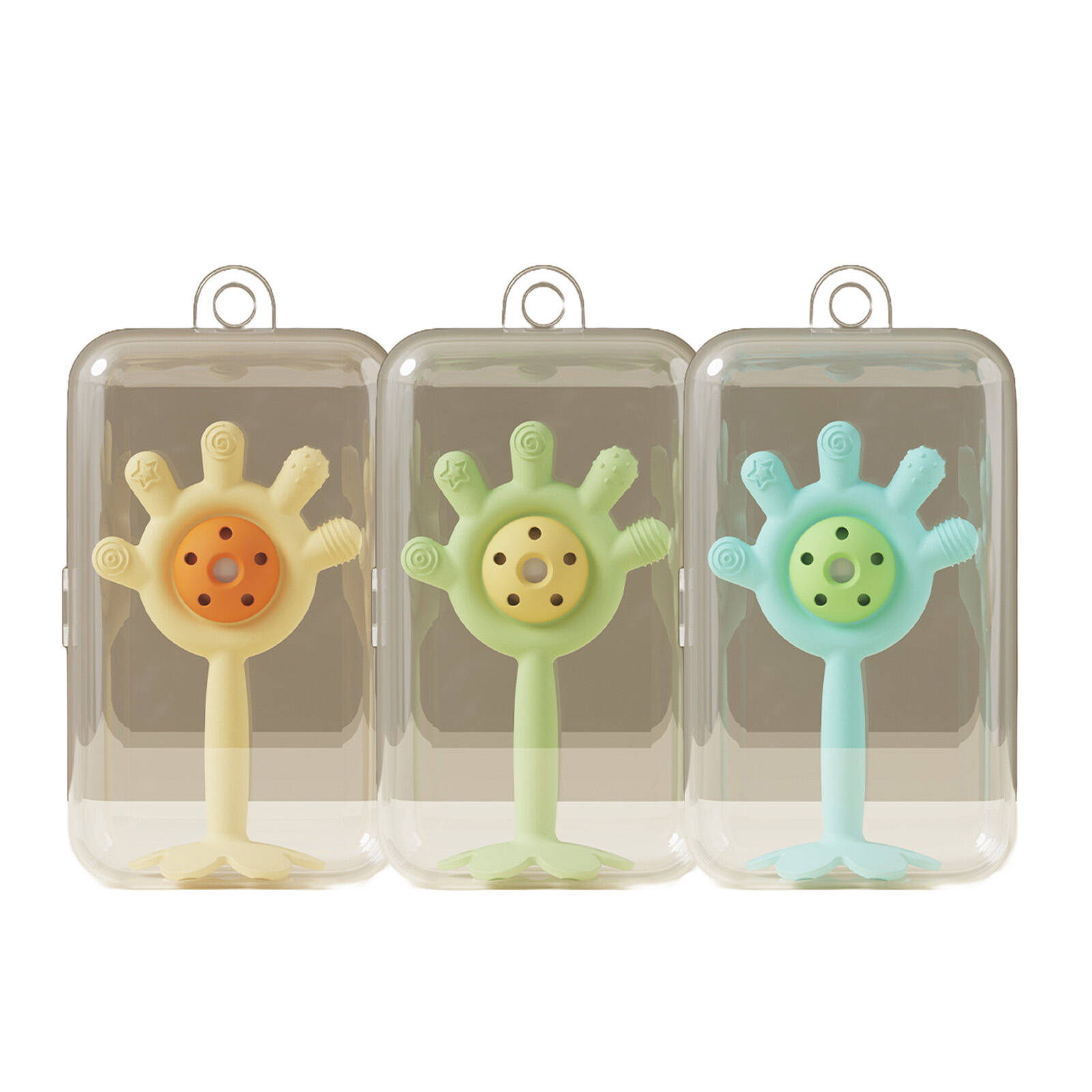 BESTSKY Teething Toys Enhances Baby'S Self-Care Ability Teething Gel ...