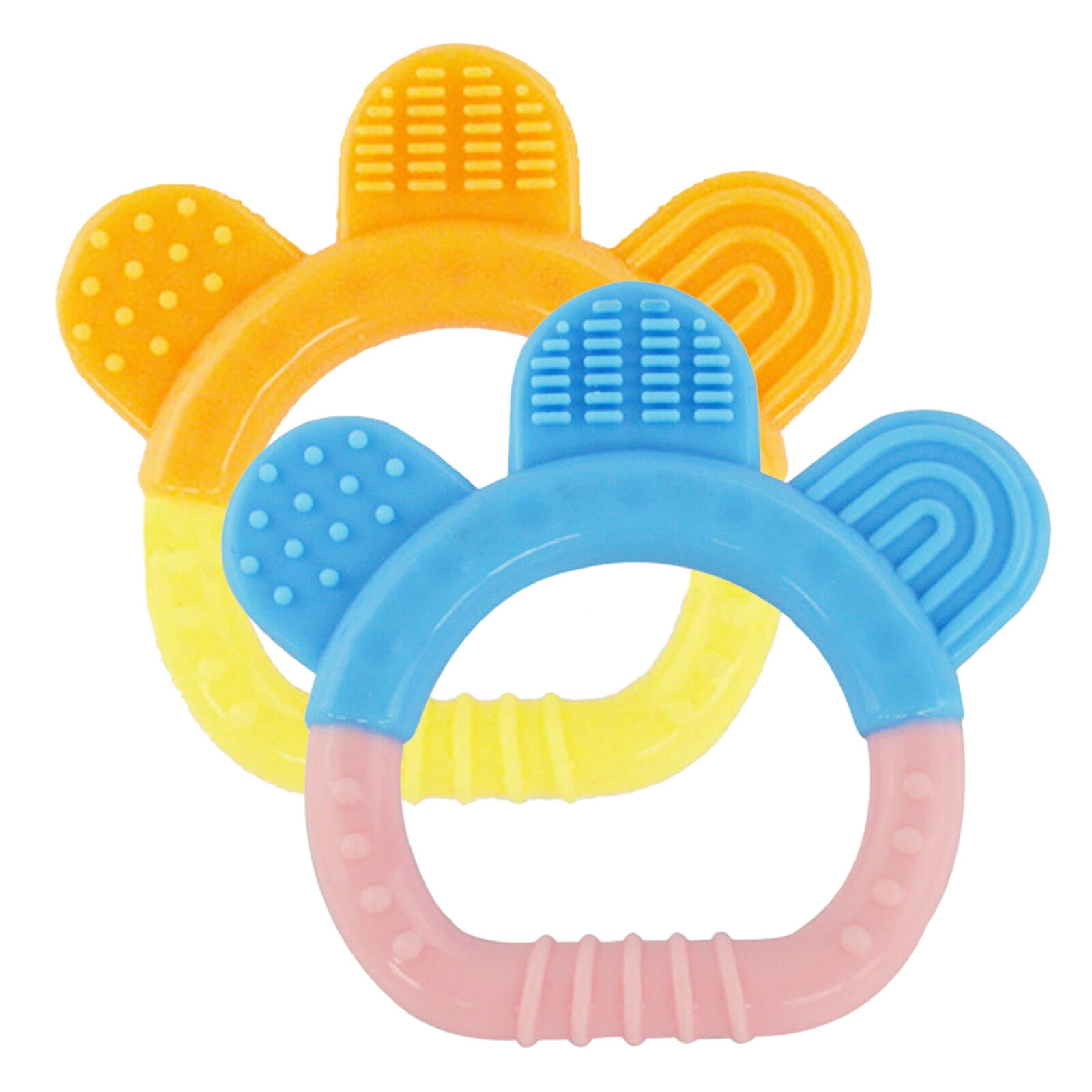 BESTSKY Teething Toys Promotes Early Intellectual Development Teethers ...