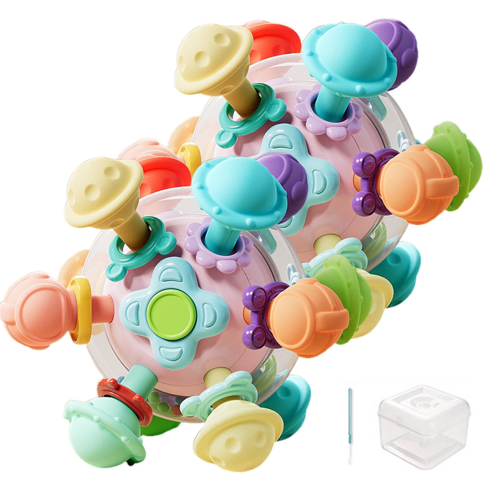BESTSKY Teething Toys Suitable for Different Age Groups High Contrast ...