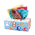 BESTSKY Tissue Box with Teethers,Soft-Filled Sensory Toys High-Contrast ...