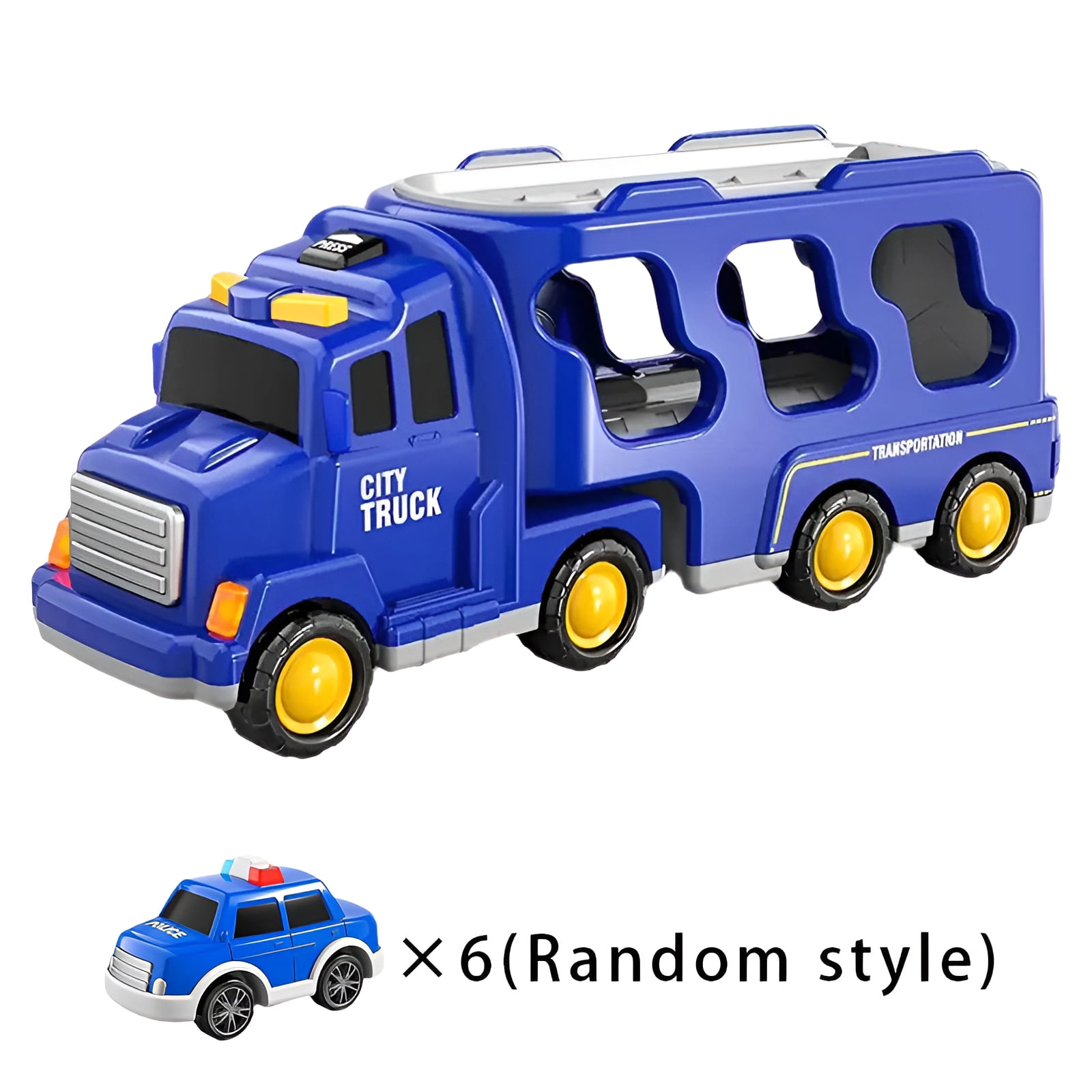 BESTSKY Toddler Car Toys,Storage Habit Friction Power Vehicle Toy ...