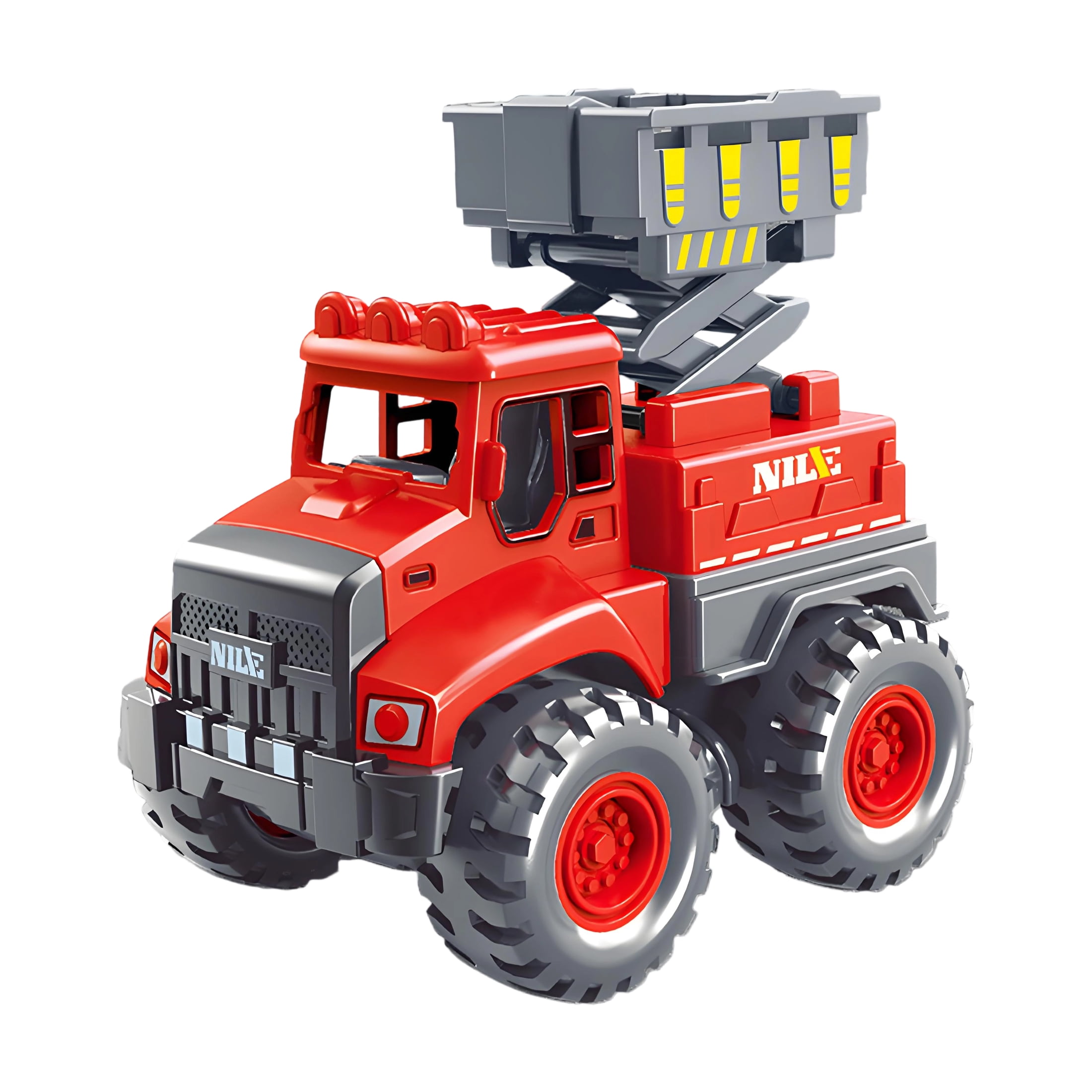 BESTSKY Toy Cars,Lift Ladder Truck Cars Toys,Four-Wheel Rolling Toy ...