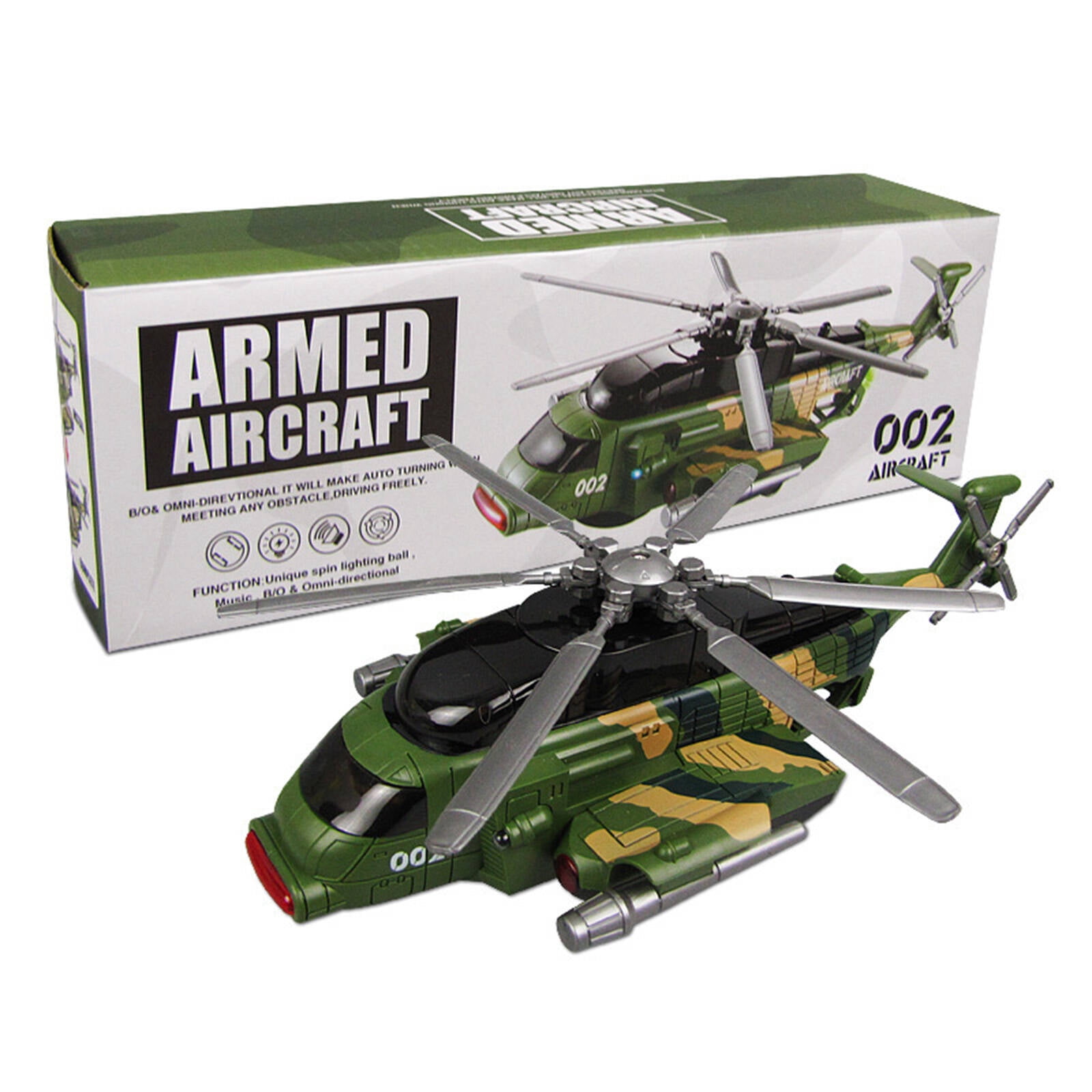 BESTSKY Toy Helicopter Colorful Lights Electric Helicopter Toy ...