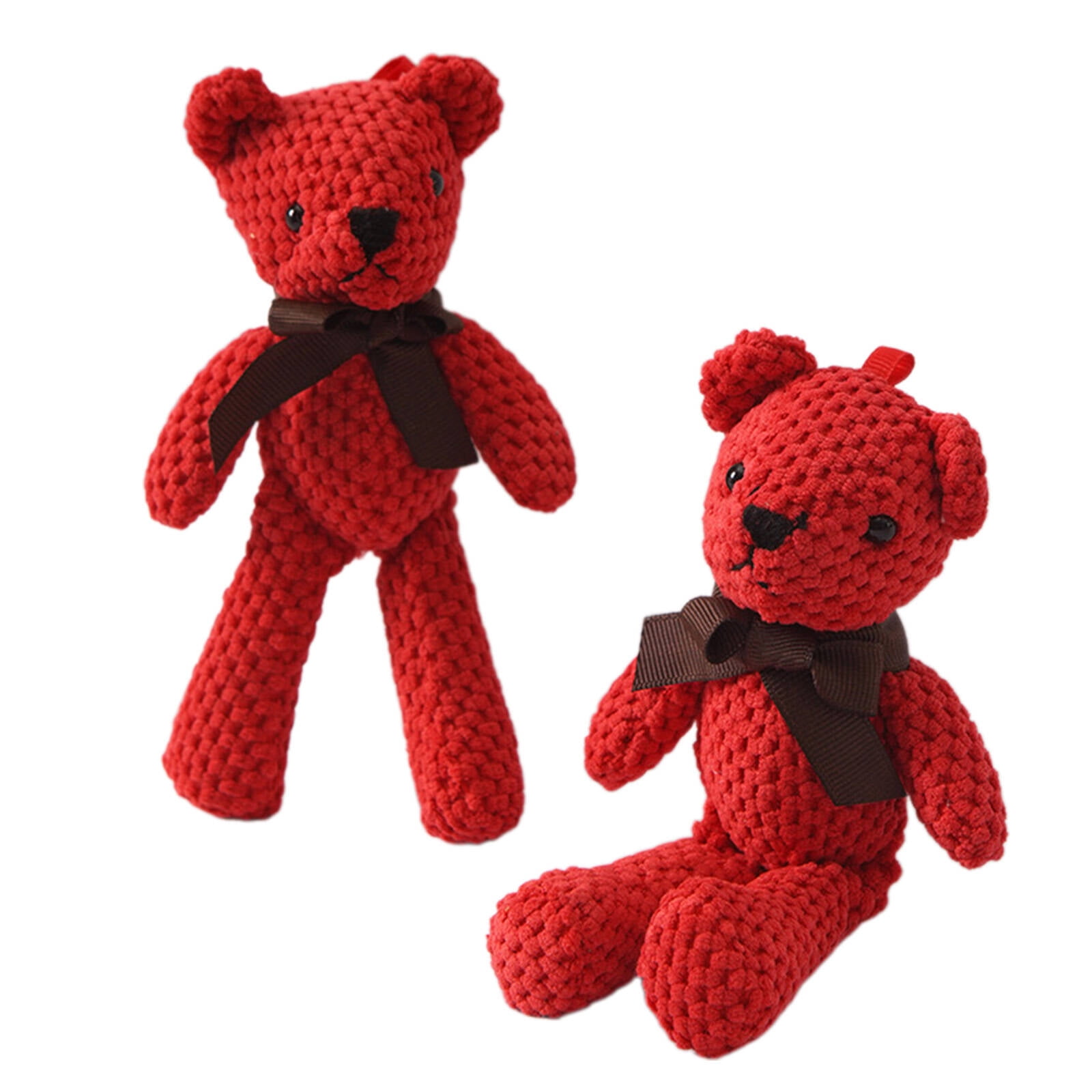 BESTSKY Toys,Trimmable Bear,Off-Road Tires Small Stuffed Animals,Red ...