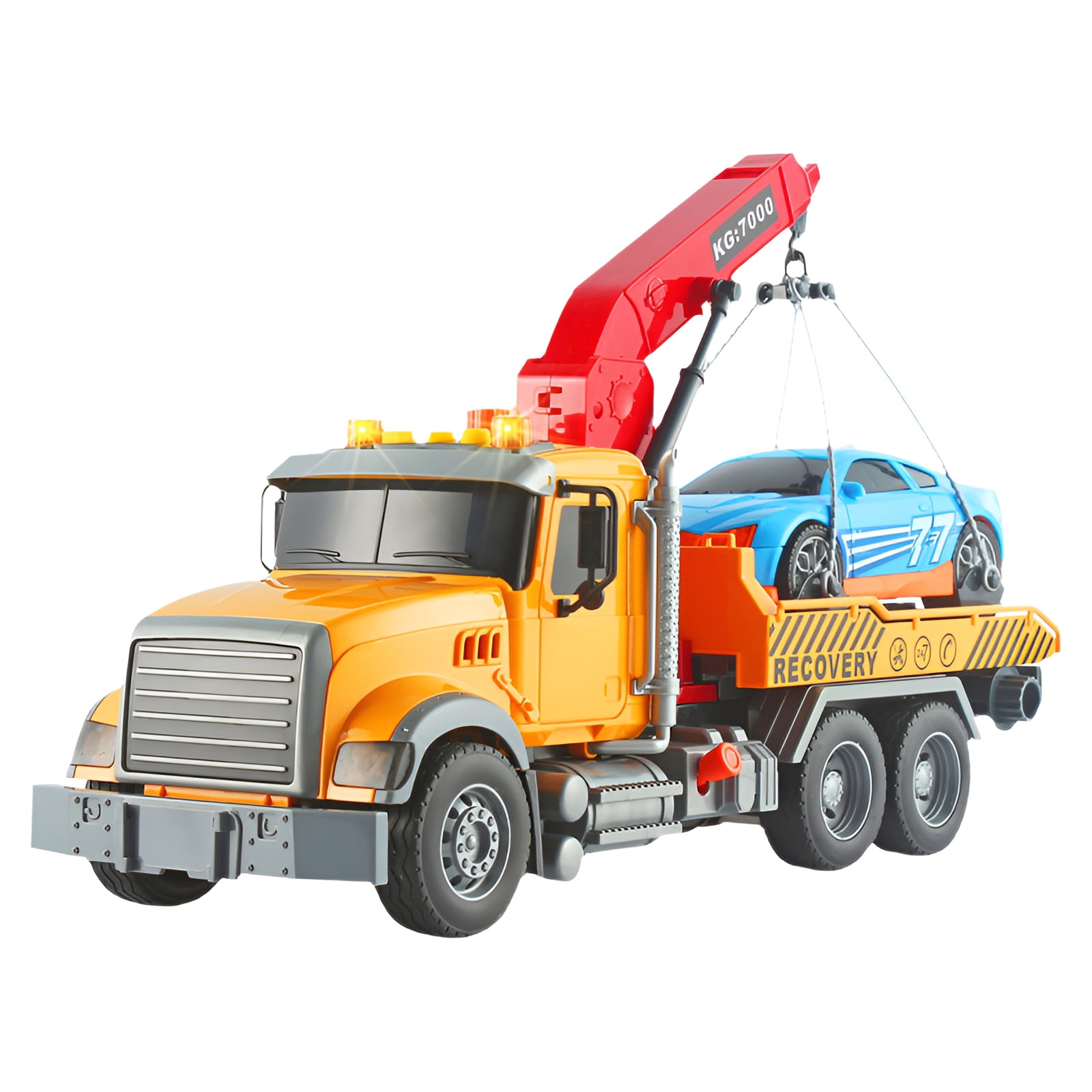BESTSKY Tractor Building Blocks Toy,Realistic Lifting Action Assembled ...