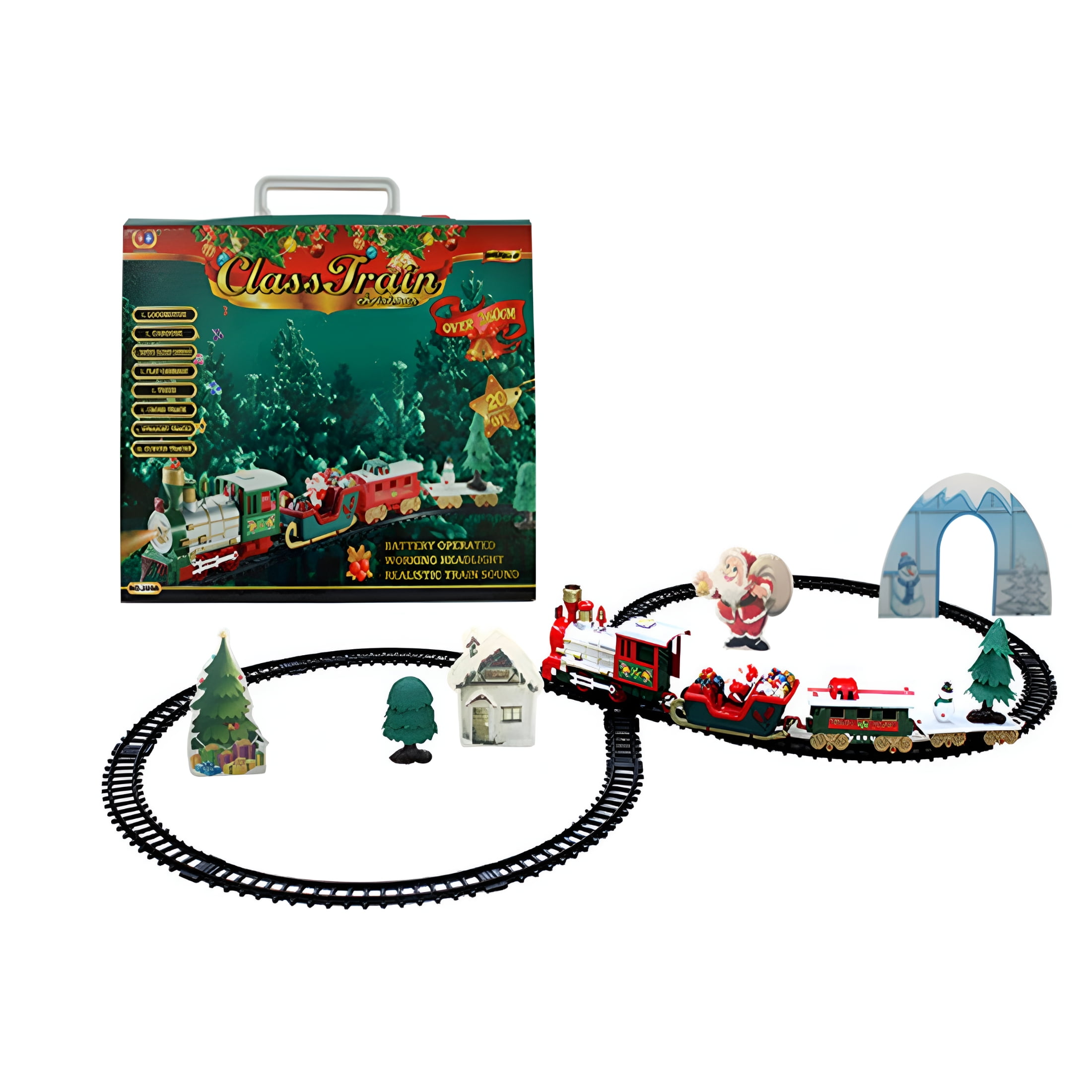 BESTSKY Train Set - Christmas Train Sets for Under The Tree,Electric ...