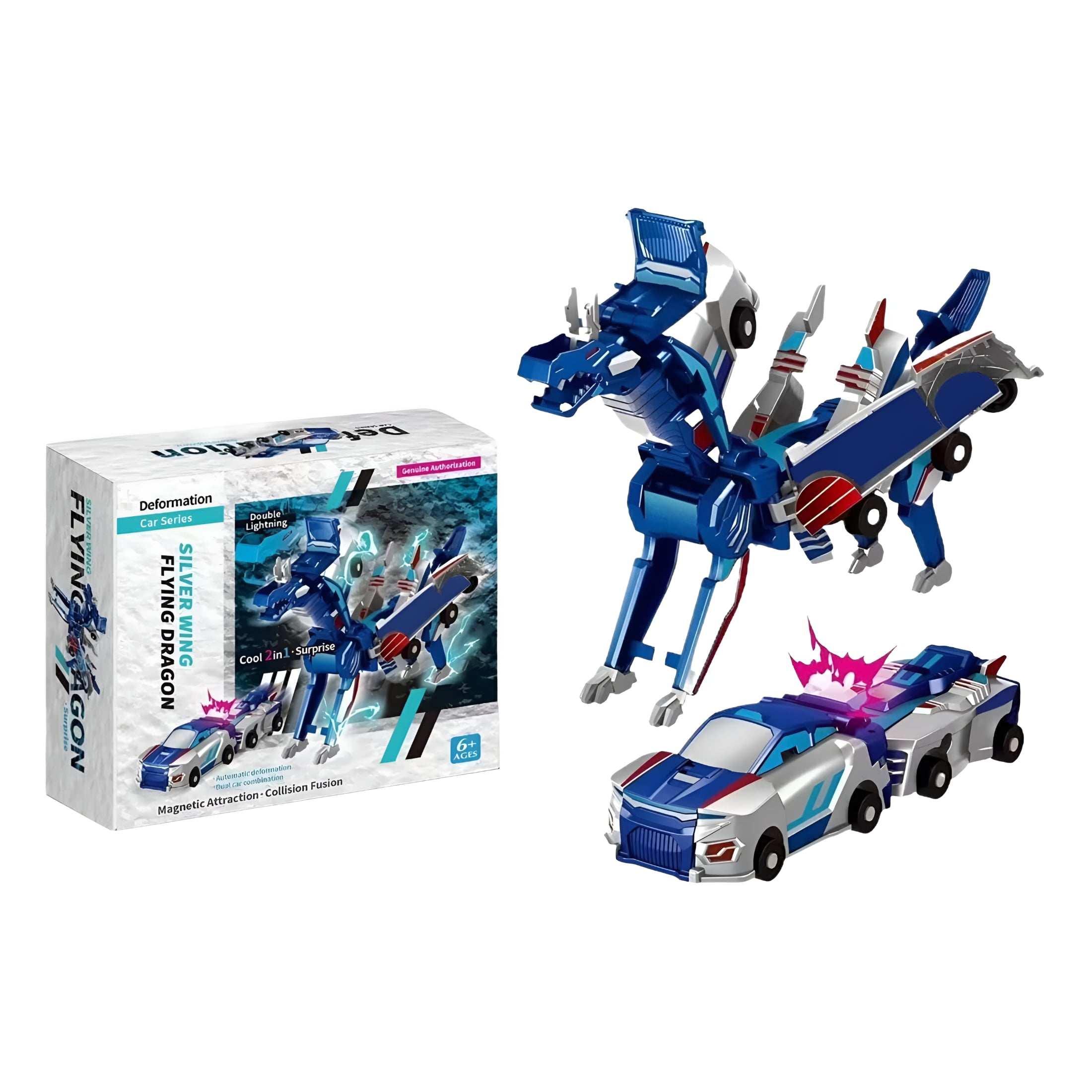 BESTSKY Transformer Car Toy Collision To Magical Automatic Transformer ...