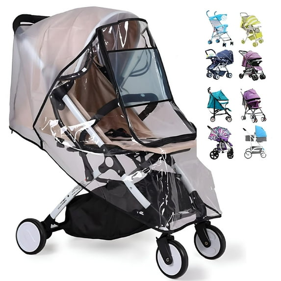 BESTSKY Universal Stroller Raincover Rain Cover, Windproof Baby ...