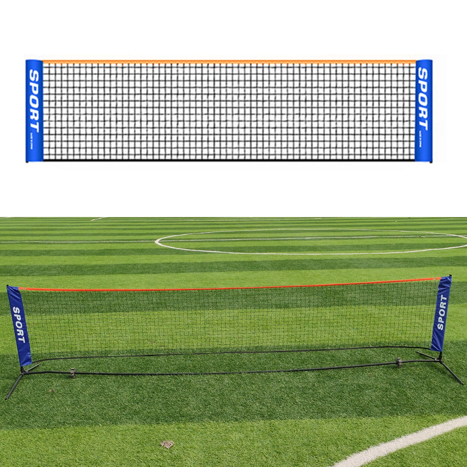 BESTSKY Visland Portable Badminton Pickleball Net, Black, 3m - Walmart.com