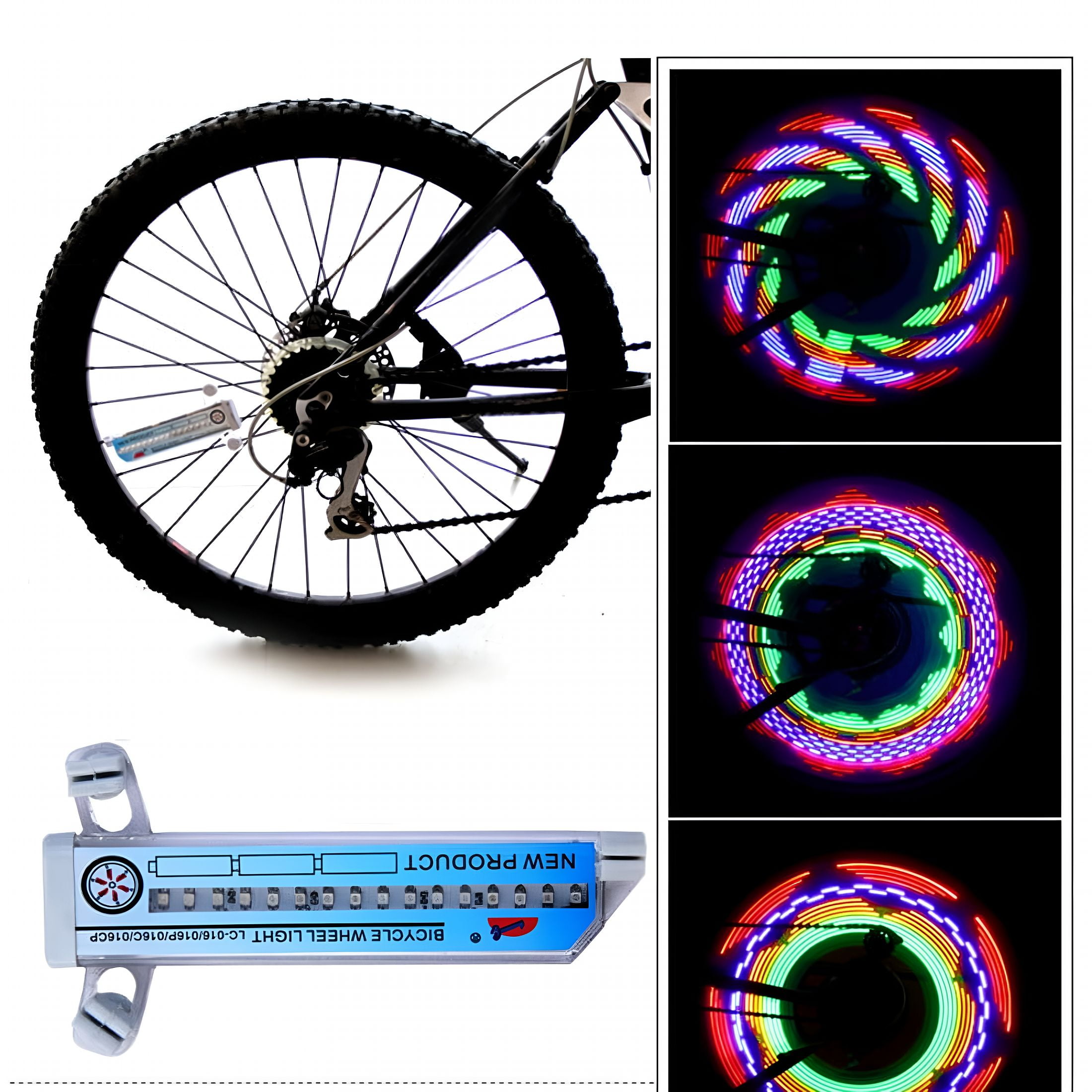 BESTSKY Waterproof LED Wheel Spoke Light, White - Walmart.com